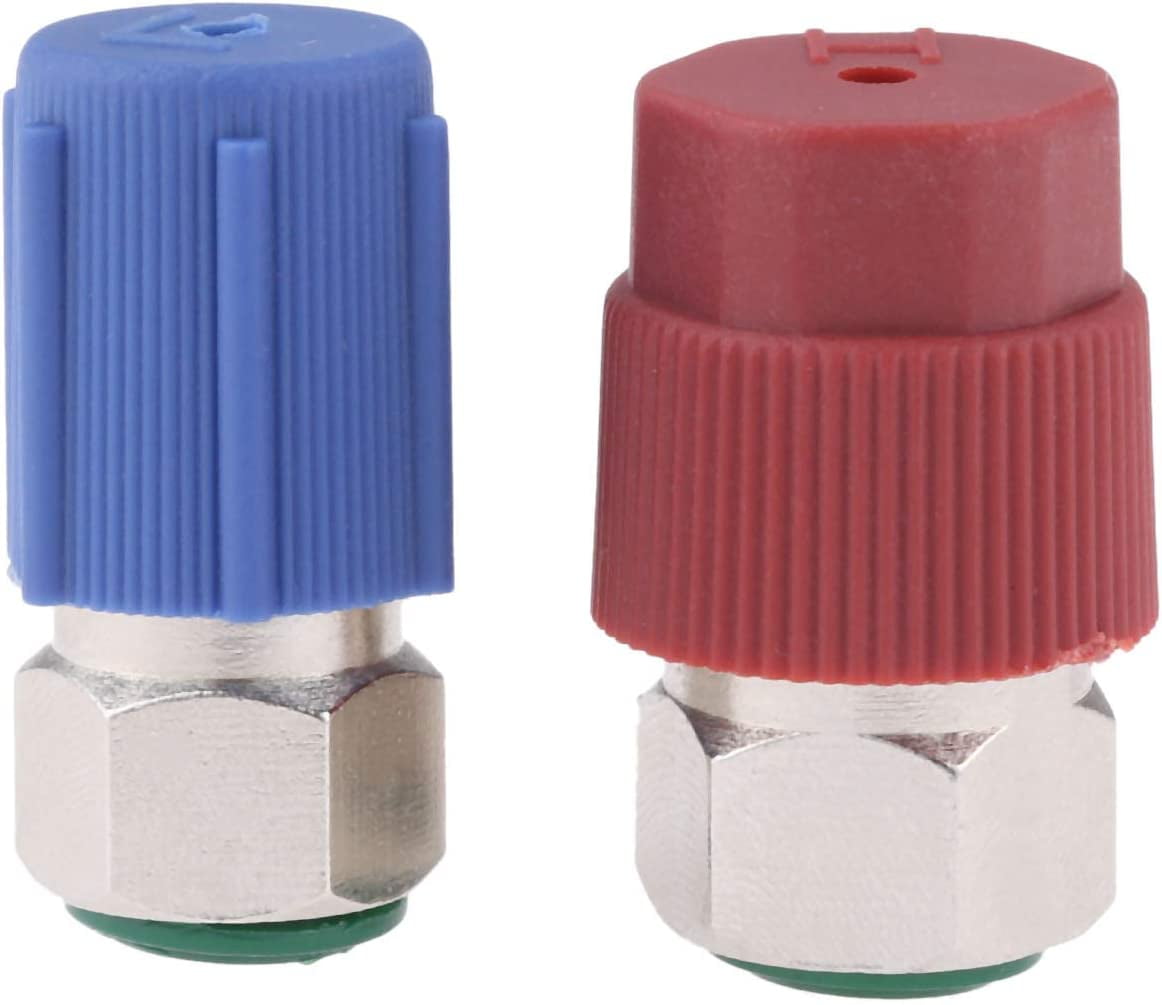 R12 to R134A Adapter, R12 R22 to R134A High/Low Fitting Port Retrofit 1 ...