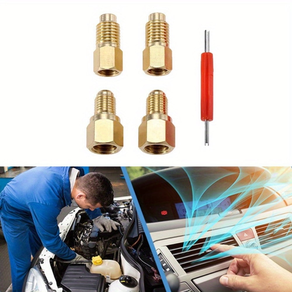 R12 R22 to R134a Adapters, R134A Refrigerant Tank Adapter Kit with ...