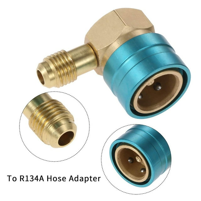 R1234YF To R134a Low Side Quick Coupler Adapters Car Air Conditioning ...