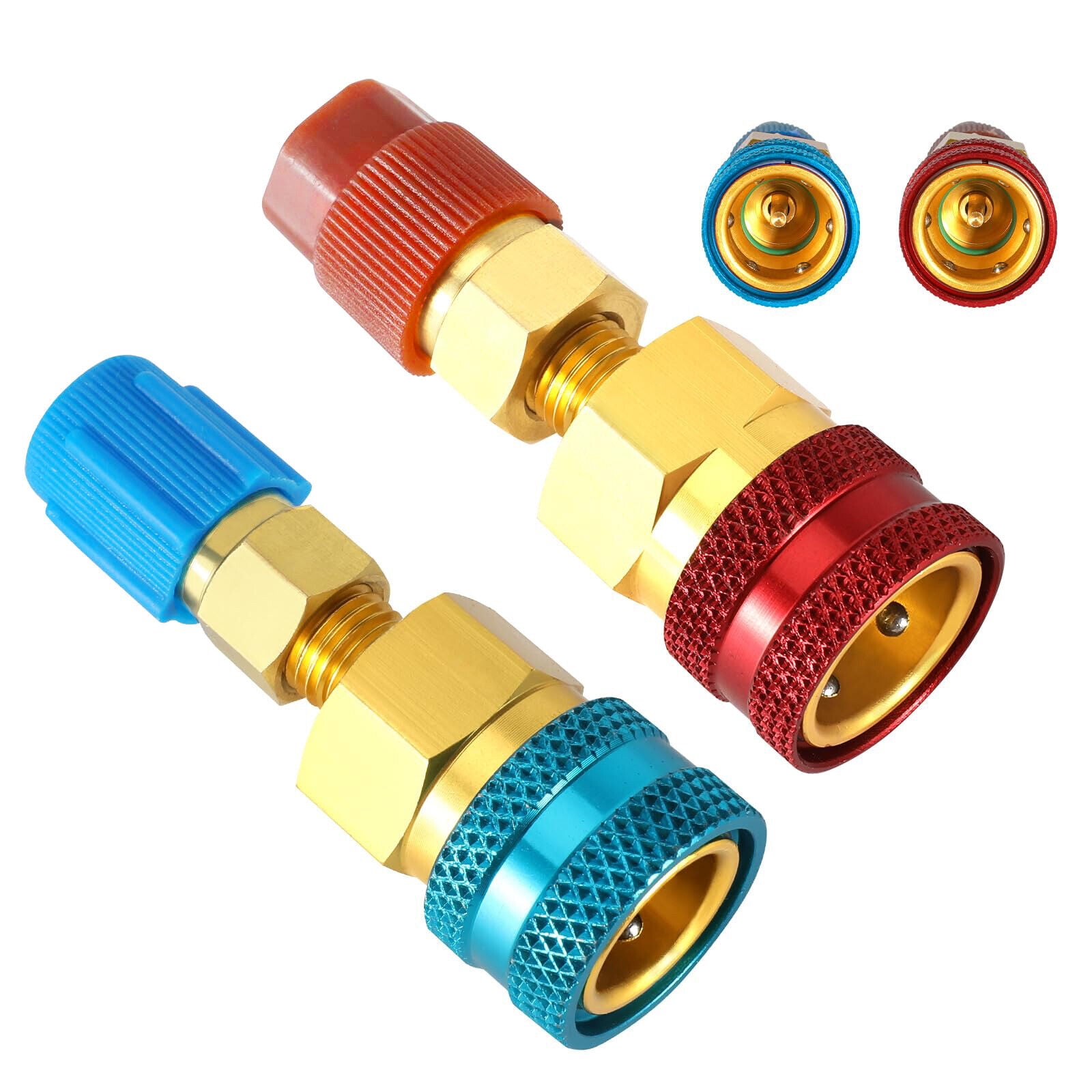 R1234YF to R134A Adapter Kit Quick Couplers High/Low Side Conversion ...