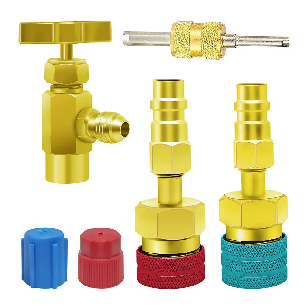 R1234yf to R134a Adapter Quick Couplers Kit R1234yf Refrigerant ...