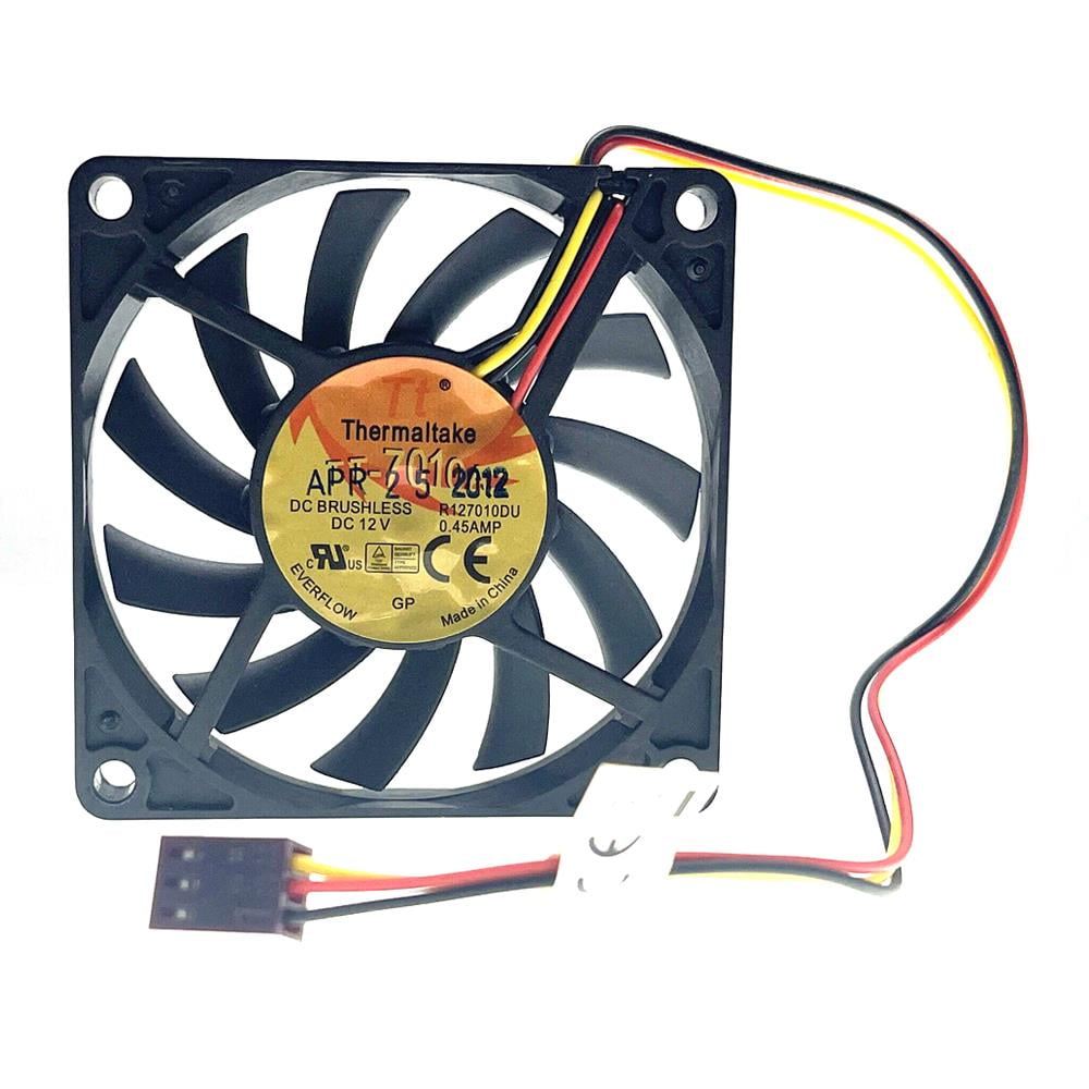 R127010DU 70mm Slim 10mm DC 12V High Speed 4600RPM 70X70X10mm Sigle ...