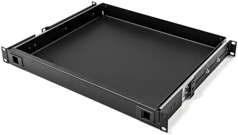 R1291K/2L Sliding Rack Drawer (1U) with 2 Slam Locks (for Audio Racks ...