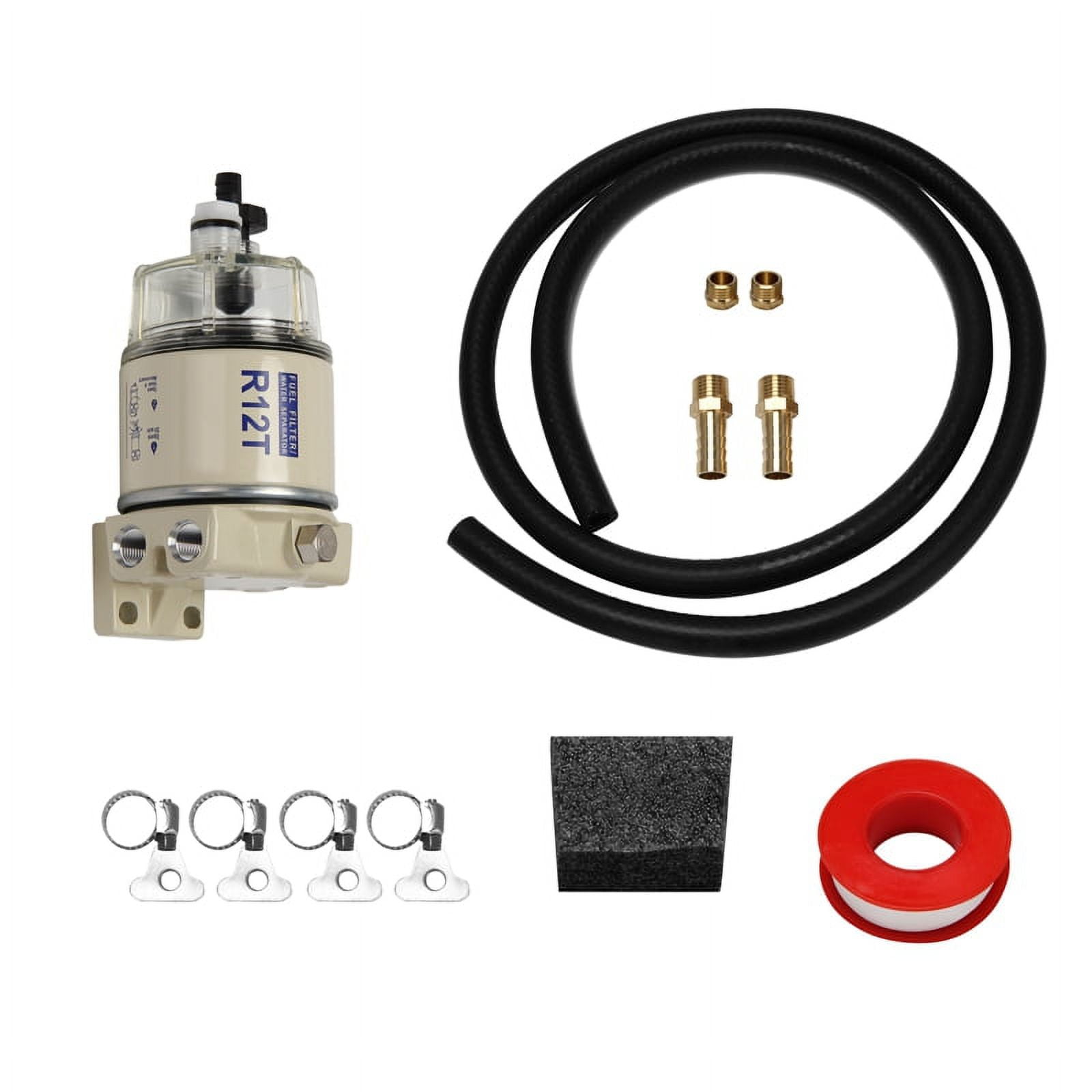 R12T Fuel Filter Water Separator Complete Kit - Marine Fuel Filter ...