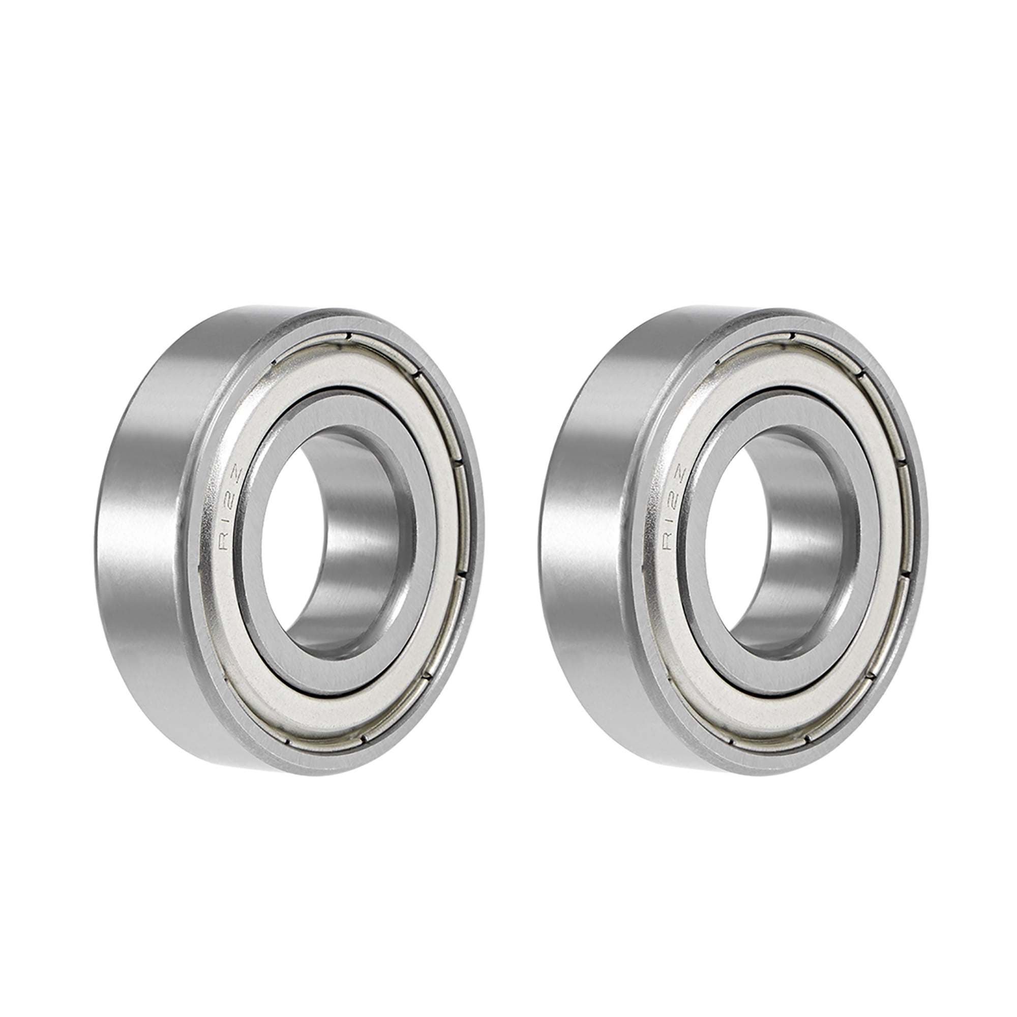 R12ZZ Ball Bearing 3/4"x1-5/8"x7/16" Double Shielded Chrome Bearings ...