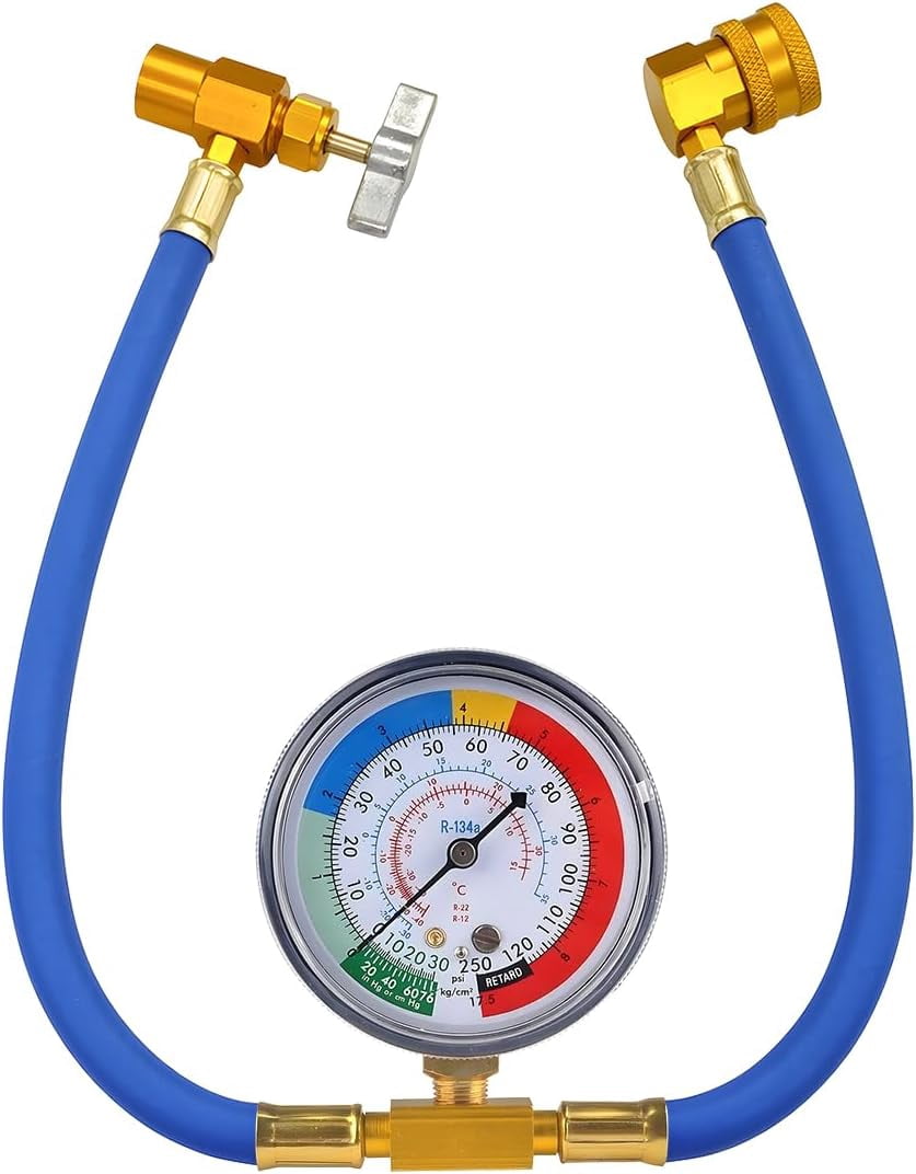 R134A Car AC Refrigerant Charge Hose Kit, Air Conditioning Charge Hose ...