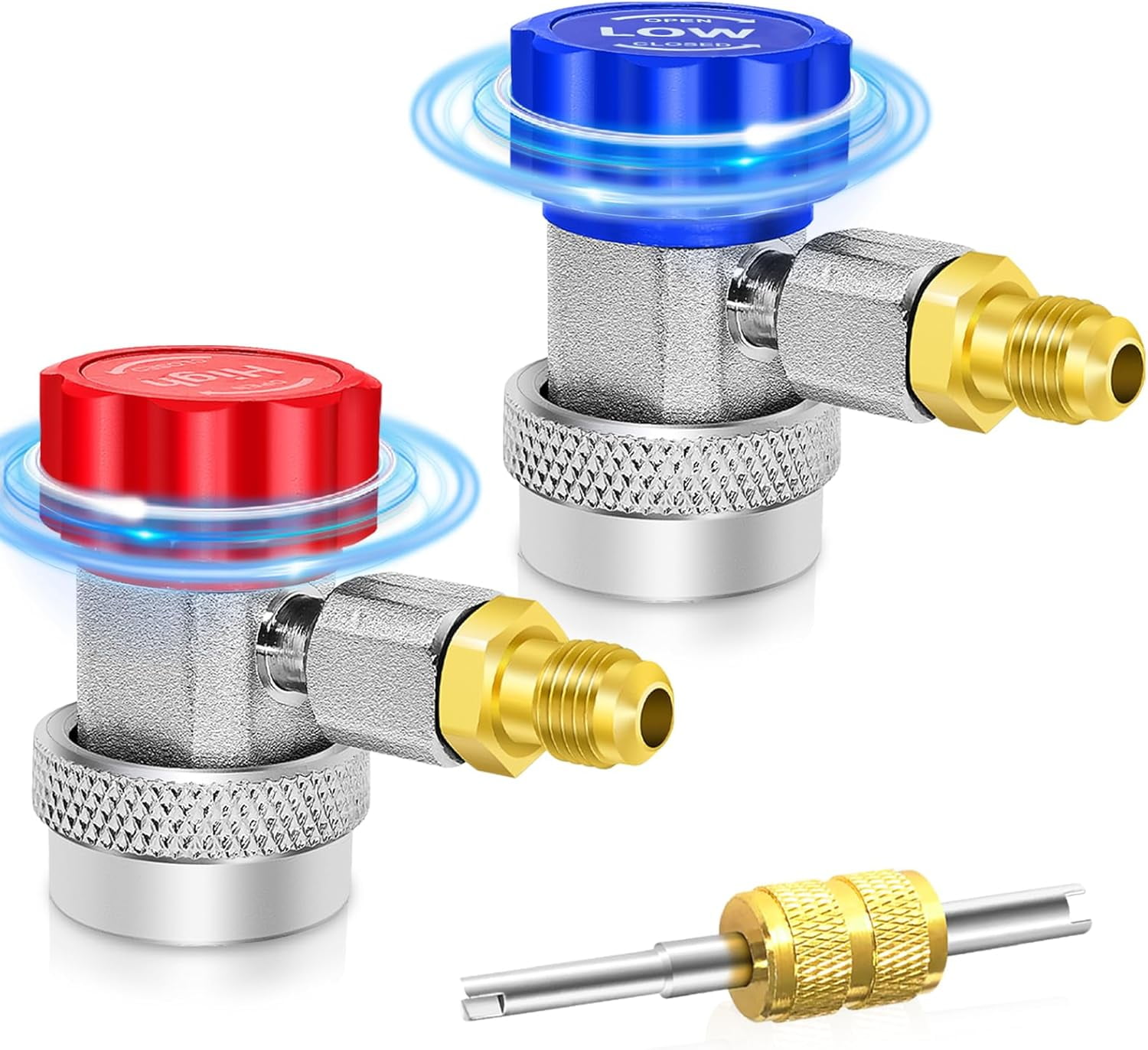 R134a Adapter, Adjustable R134a Quick Coupler, R134a Refrigerant ...