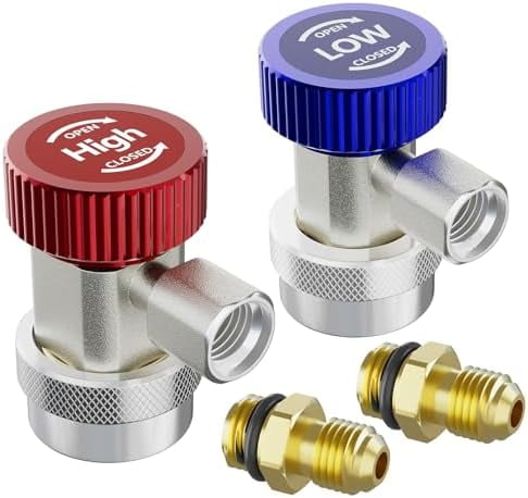R134a Adapter,Adjustable R134a Quick Couplers Adapter,R134a Connector 1 ...