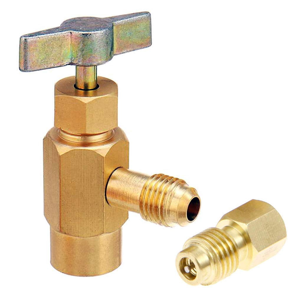 R134a Air Conditioner A/C Refill Refrigerant Dispensing Tap Valve ...