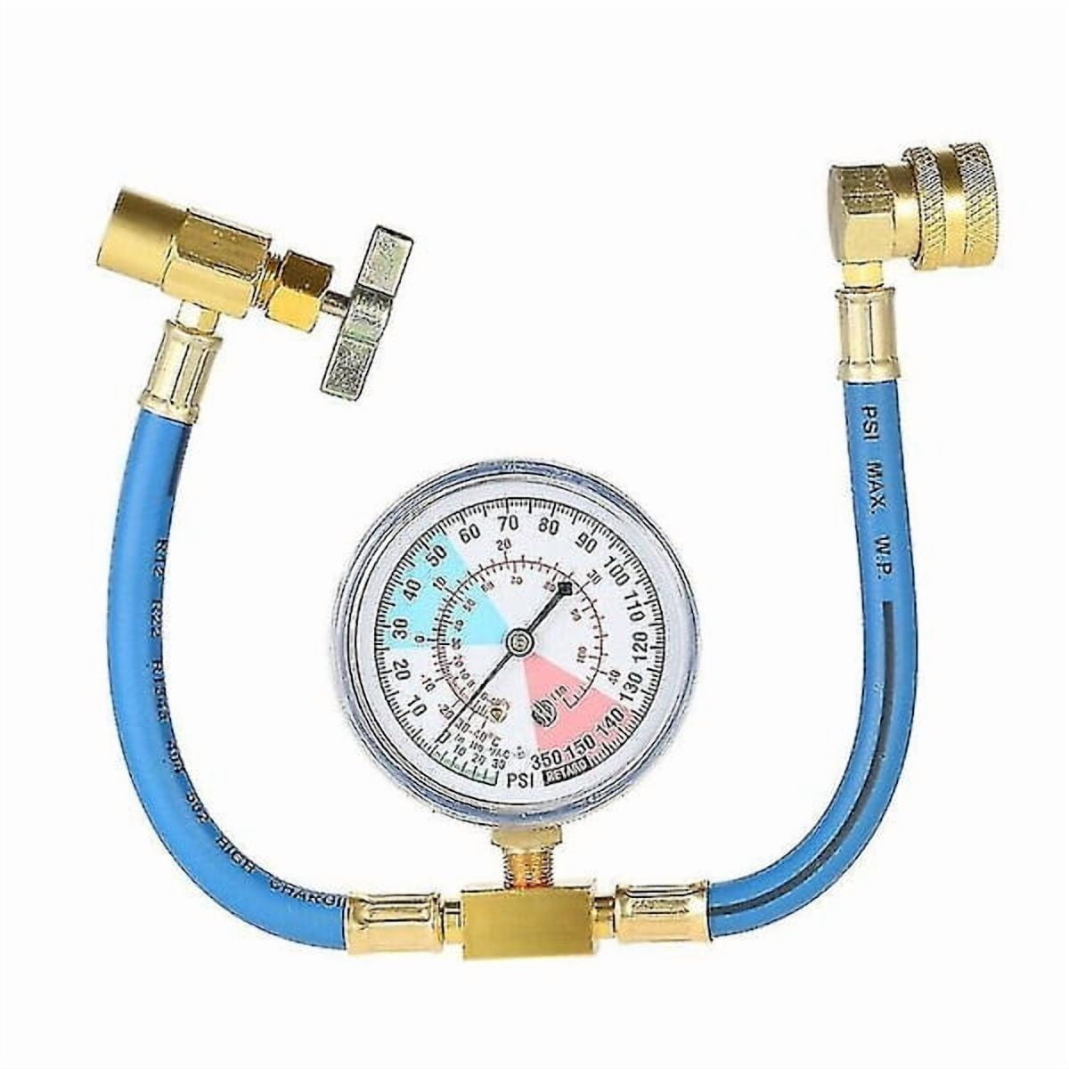 R134a Car AC Gas Refilling Tool with Pressure Gauge Air Conditioning ...
