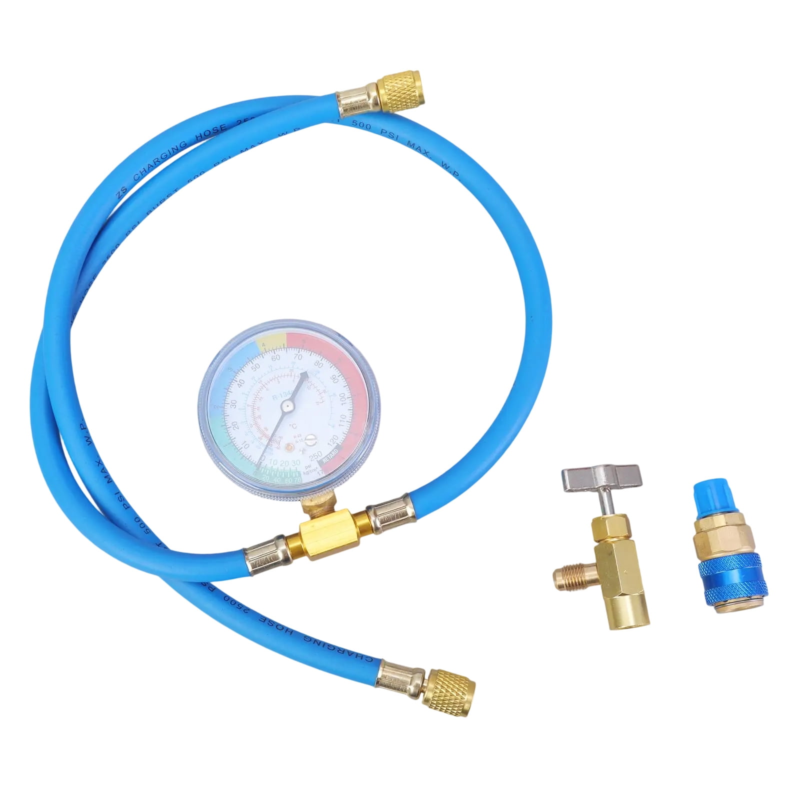 R134a Recharge Hose With Gauge Refrigerants Recharge Hose For Accurate ...