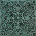 R139 - Spanish Silver Foam Glue-up Ceiling Tile in Antique Green (259.2 ...