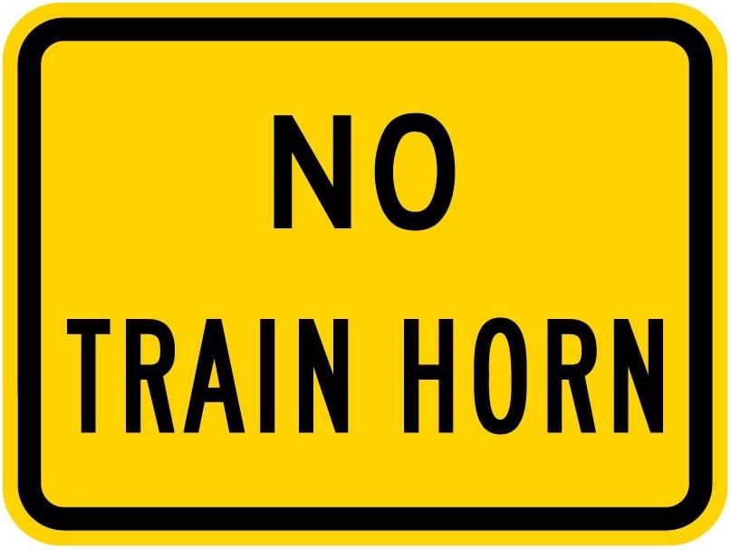 R15-6A Do Not Drive On Tracks Sign - Large 24 x 30 Inches - Highly ...