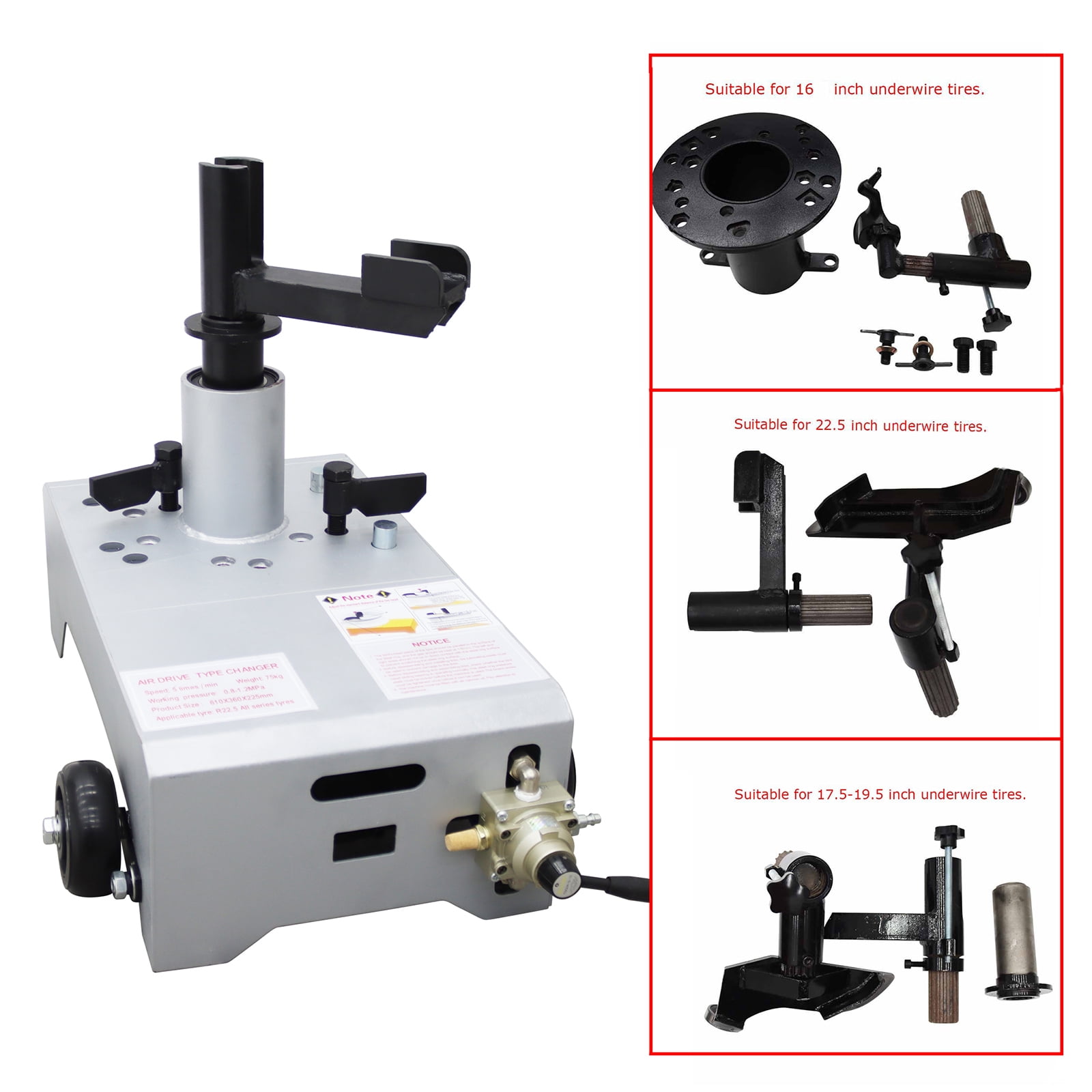 R16 R17.9-R19.5 R22.5 Vacuum Truck Tire Changer Disassembly Assembly ...