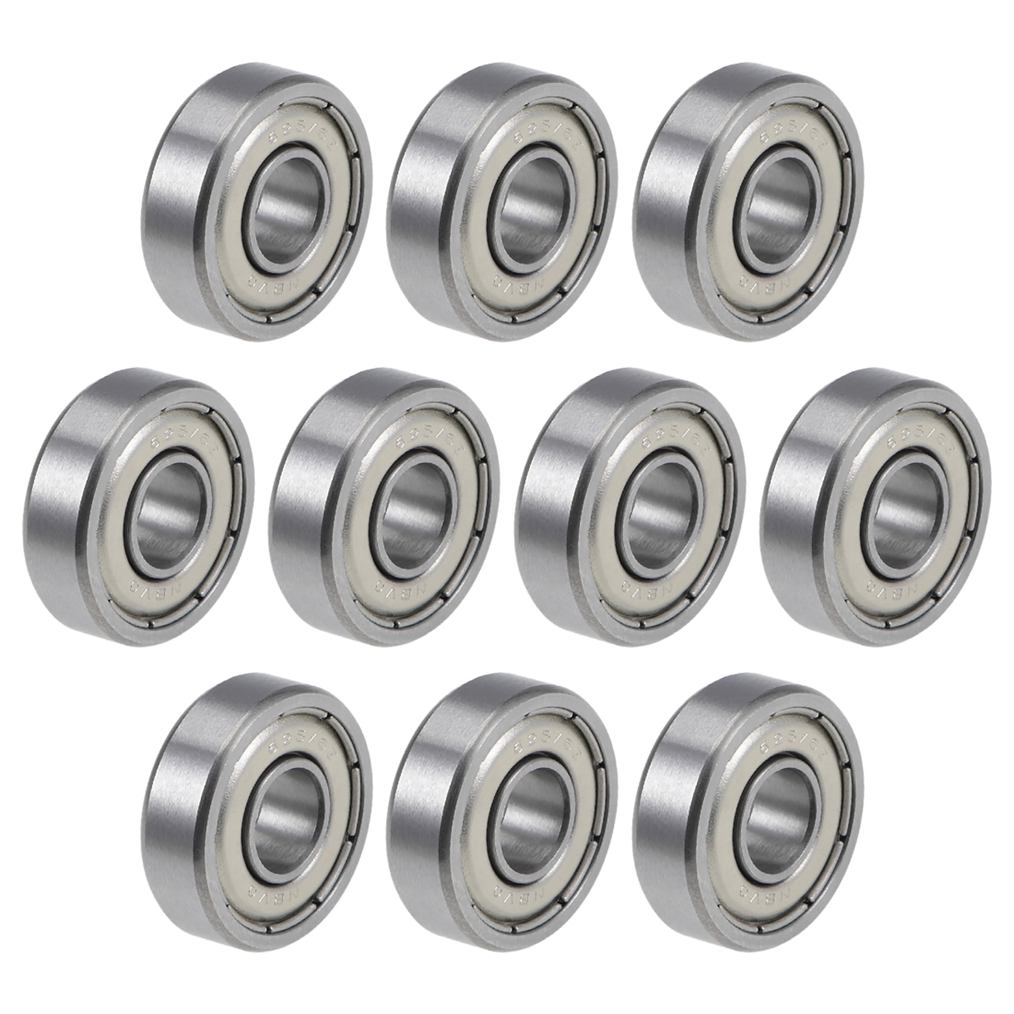 R1660ZZ Ball Bearings Z2 6mmx16mmx5mm Double Sealed Chrome Steel 10pcs ...