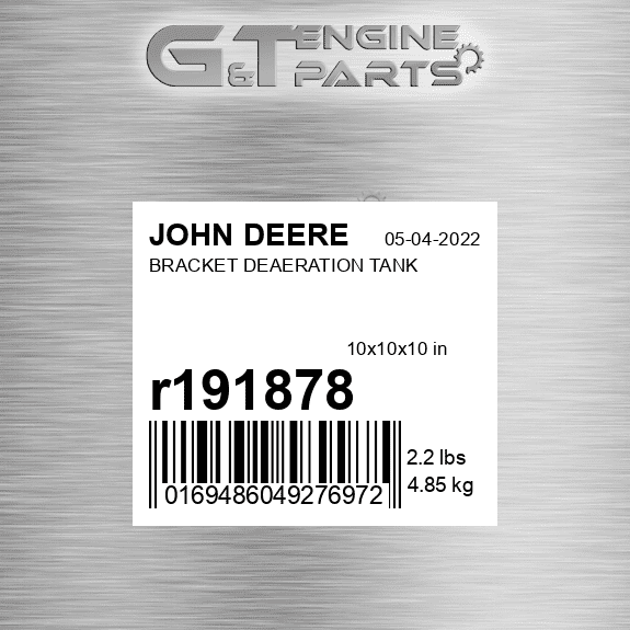 R191878 BRACKET DEAERATION TANK fits JOHN DEERE (New OEM) - Walmart.com