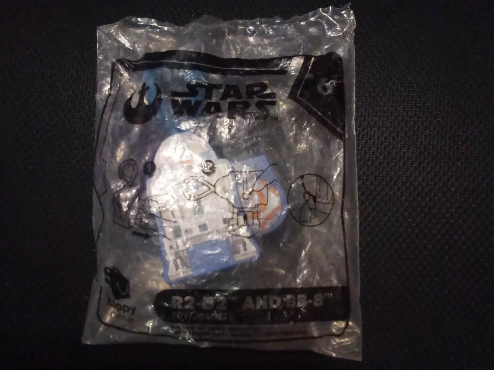 R2-D2 and BB8 McDonalds Happy Meal Toy Star Wars 2019 Rise of Skywalker ...