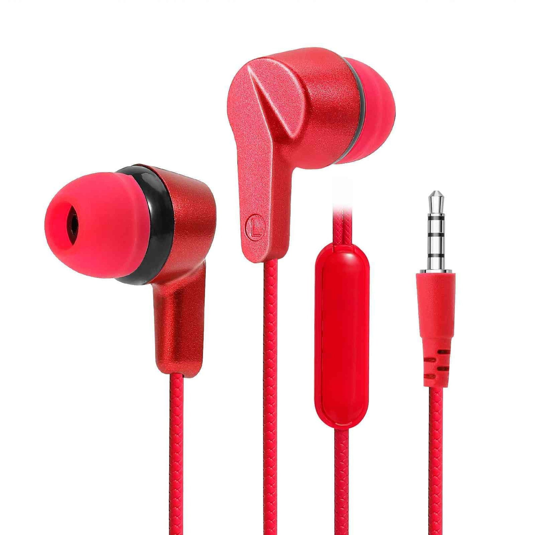 R2 Tangle-Free Noise Isolating Wired Earphones with Mic for Motorola ...
