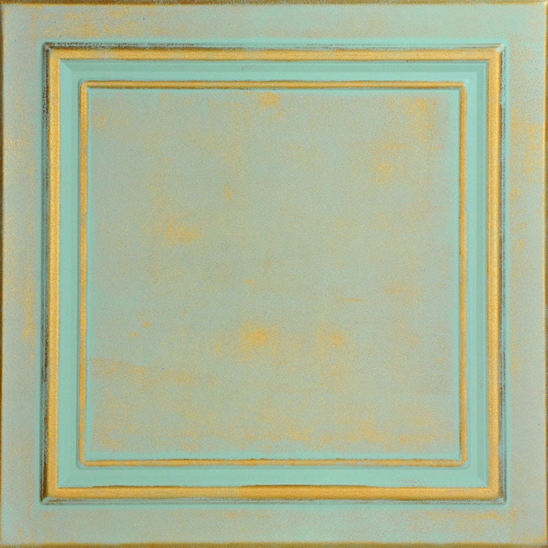 R24-Line Art Foam Glue-up Ceiling Tile in Gold Moss (259.2 Sq.ft / Pack ...