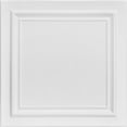 R24 Decorative Styrofoam Adhesive Ceiling Tile, Plain White, 8 Piece ...