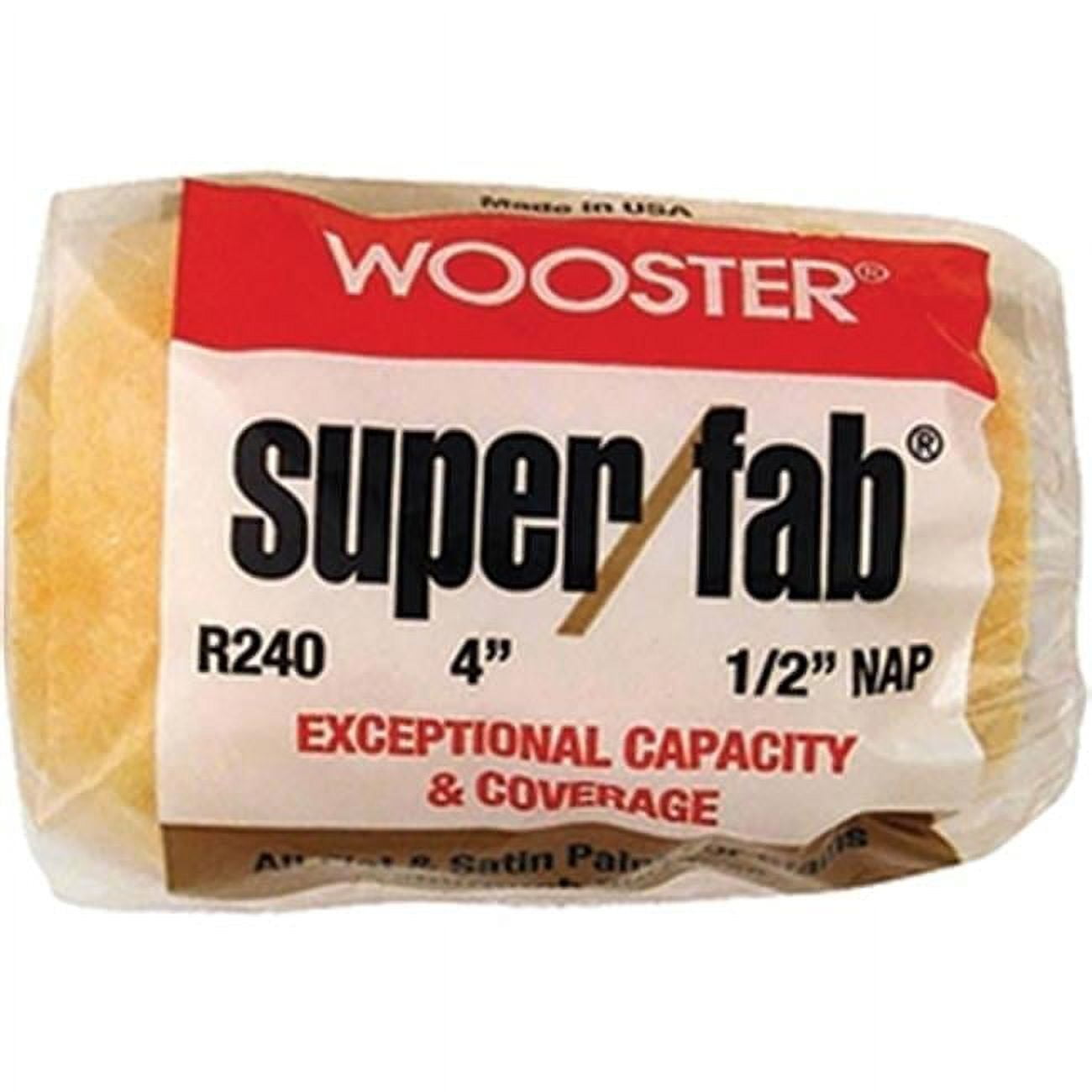 R240 4 in. Super Fab 0.5 in. Nap Roller Cover - Walmart.com