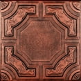 R28C-Evergreen Foam Glue-up Ceiling Tile in Antique Copper (259.2 Sq.ft ...