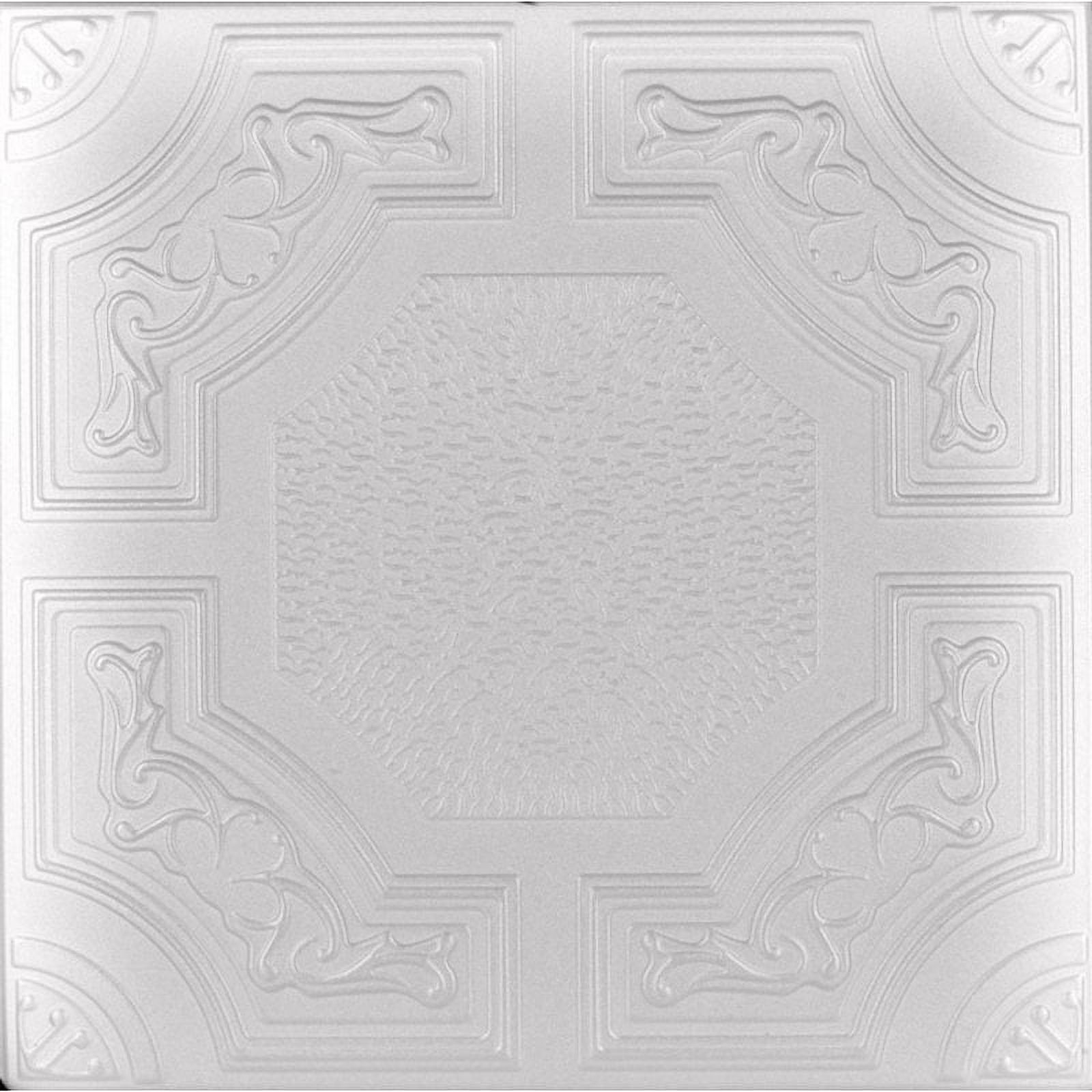 R28C-Evergreen Foam Glue-up Ceiling Tile in Ultra Pure White Satin (129 ...
