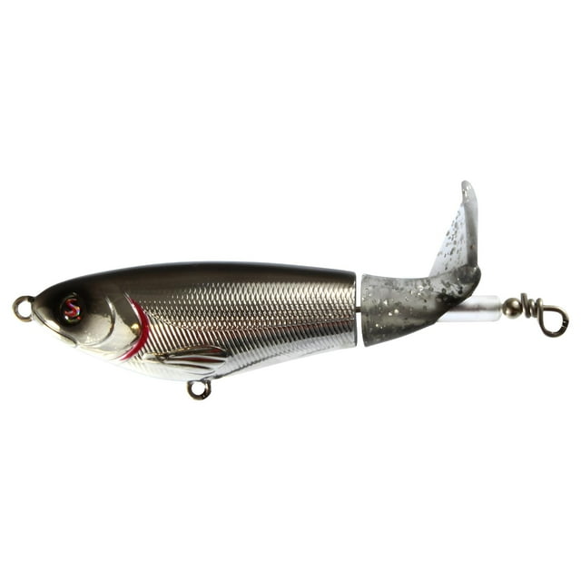 R2S Whopper Plopper 90 Chrome Black Hard Plastic Fishing Lure - Walmart.com