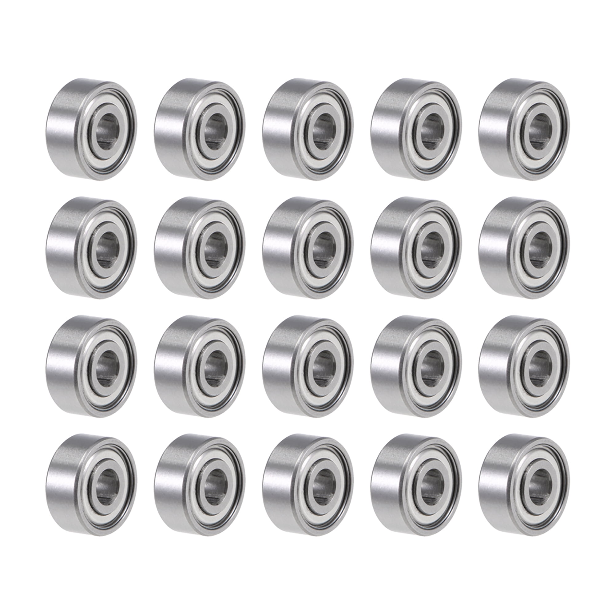 R2ZZ Deep Groove Ball Bearing, 1/8"x3/8"x5/32" Shielded Z2 Lever ...
