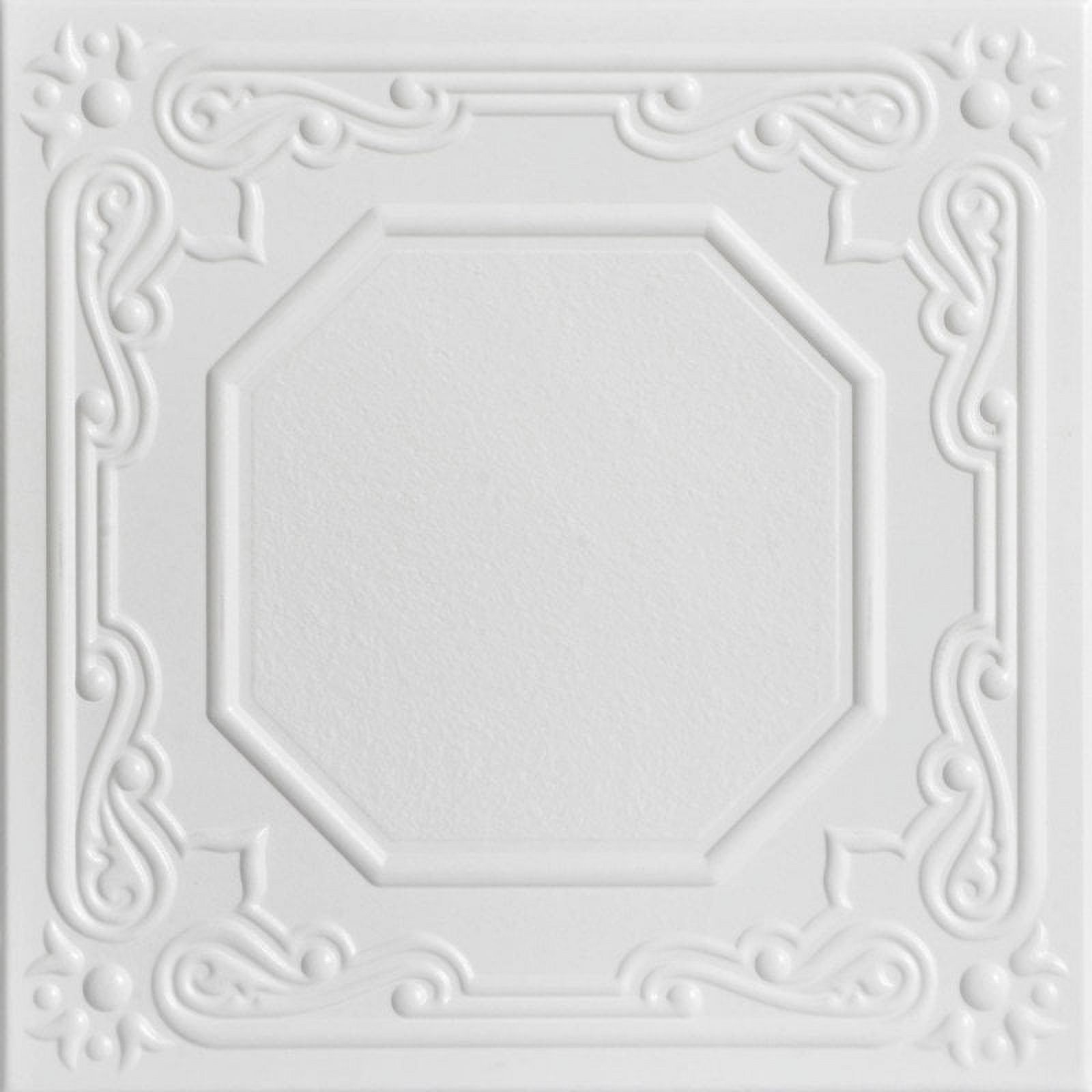 R32C-Topkapi Palace Foam Glue-up Ceiling Tile in White Heron (21.6 Sq ...