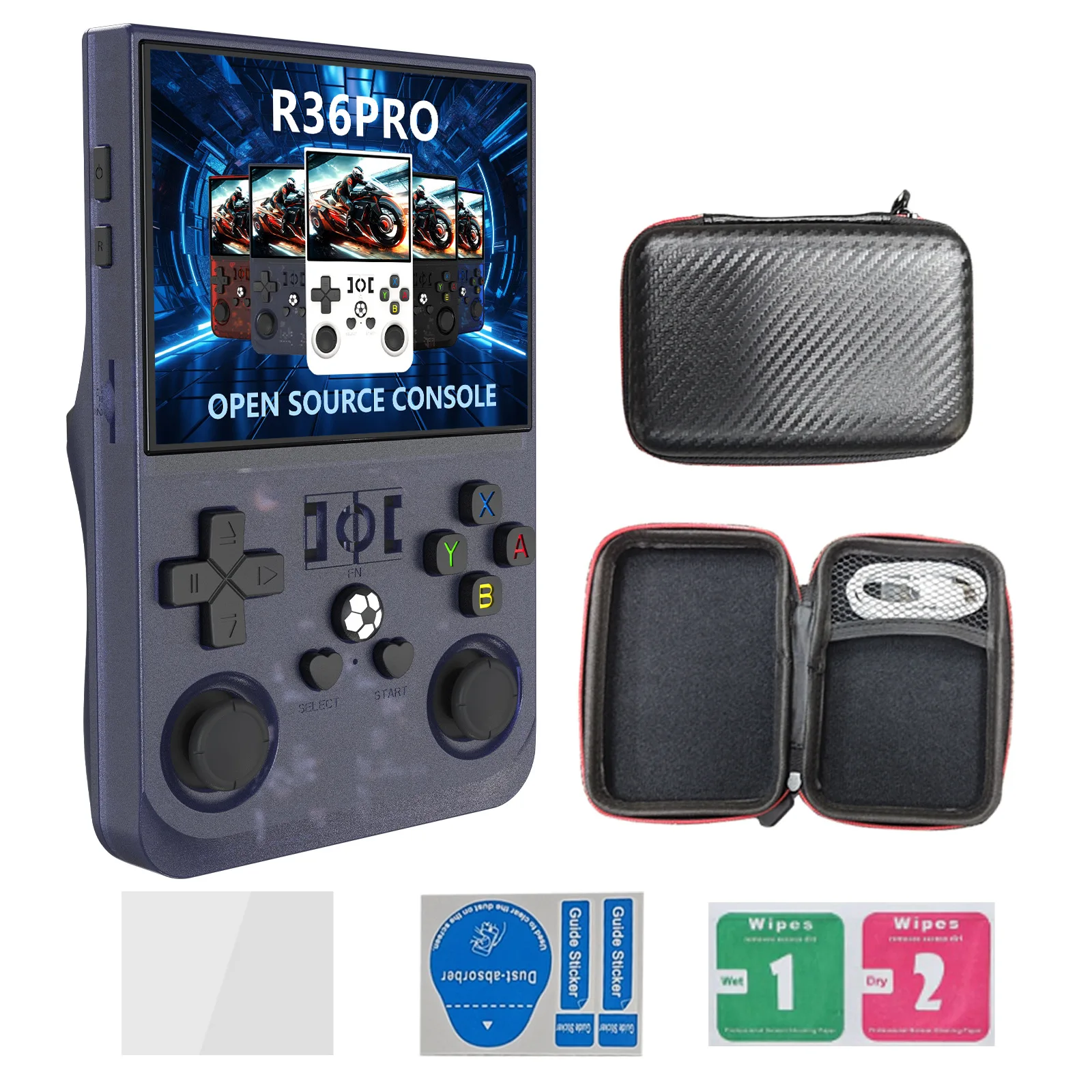 R36 PRO 3.5'' TV Classic Portable handheld open source game console for ...