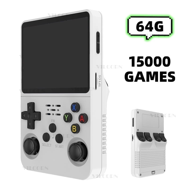R36S 64G Handheld Game Console, for N64 PSP PS1 SNES 26 Emulators, for ...