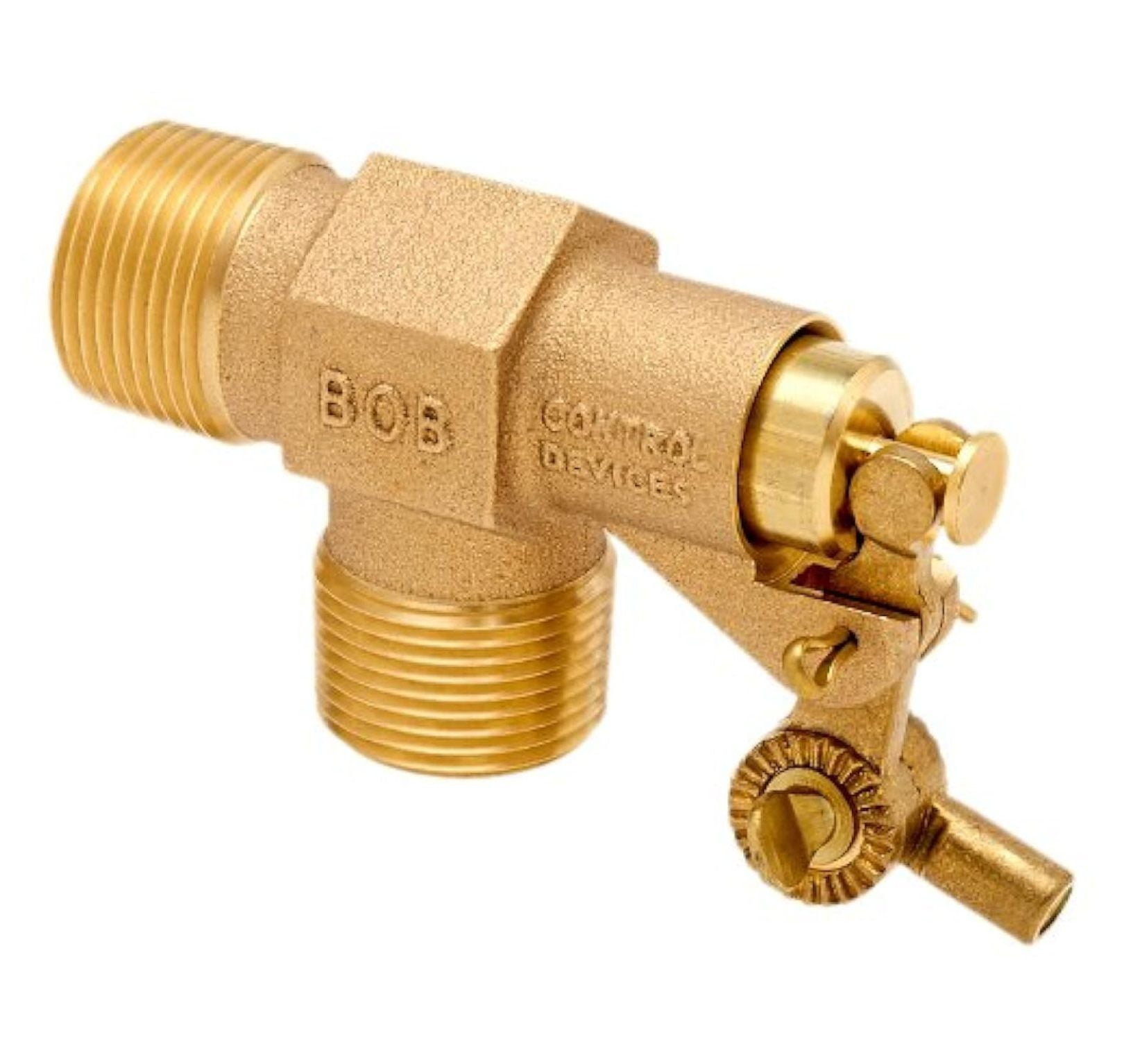 R400-1 R400 Series Bob Red Brass Float , 1" NPT Male Inlet x 1" NPT ...