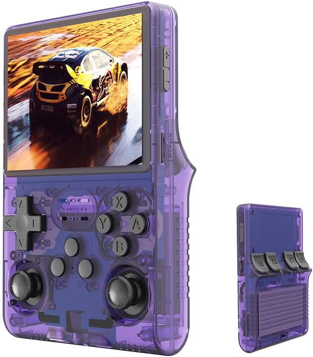 R40SPRO Handheld 3.5-Inch 640 * 480 3000+ Built-in Games Portable Mini ...