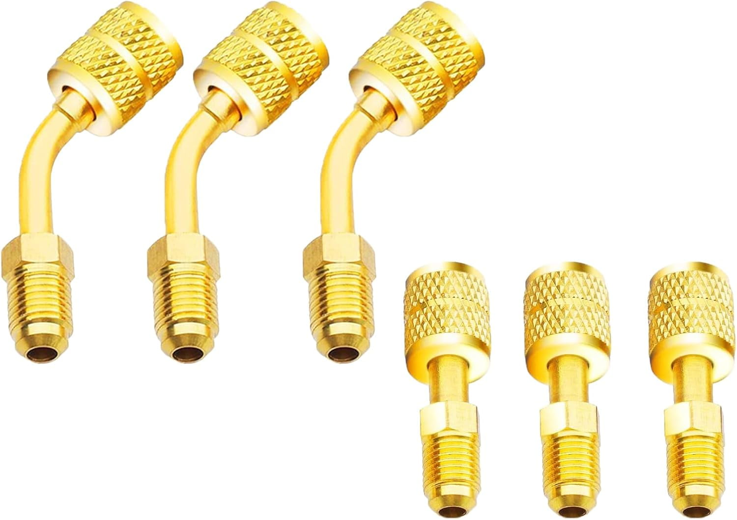 R410A Adapter 5/16 inches SAE Female to 1/4 inches SAE Male Flare for ...