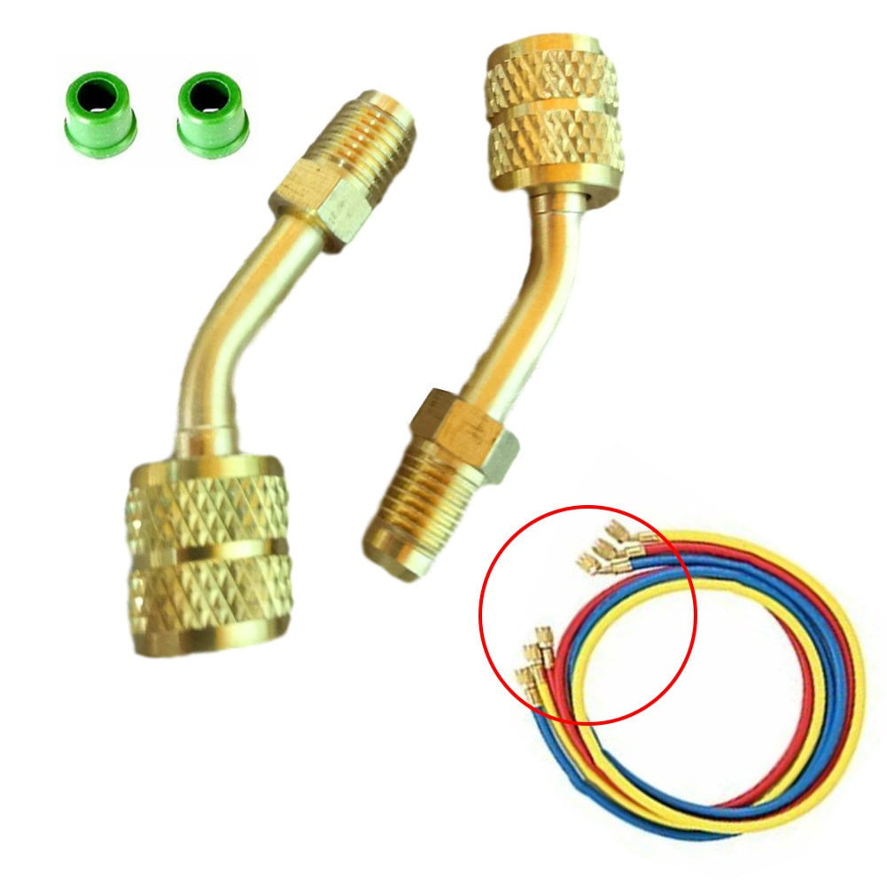 R410A Adapter For Mini Split Hvac 5/16\" Female Quick Couplers X 1/4 ...