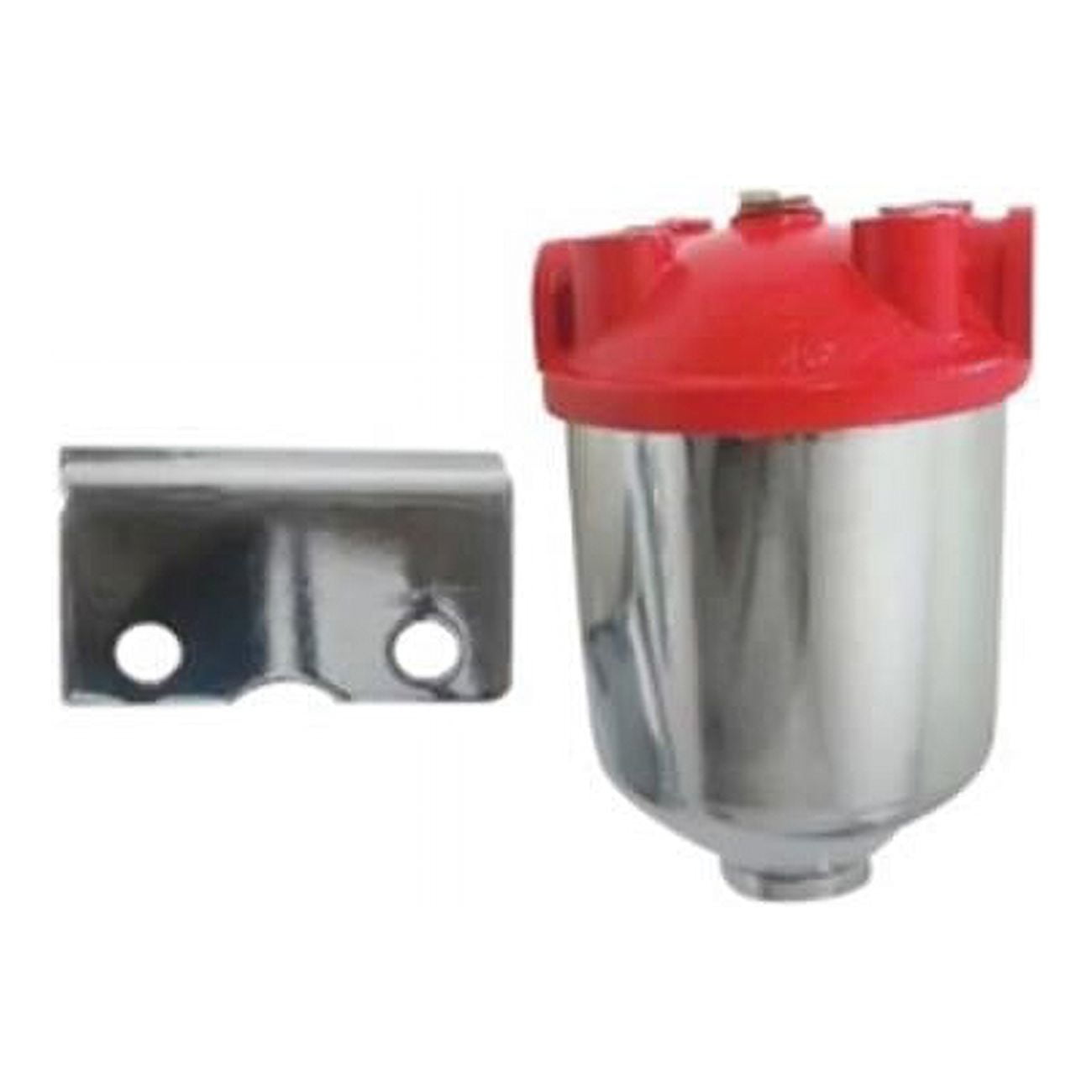 R4295 Red Top Chrome Fuel Filter - Large - Walmart.com