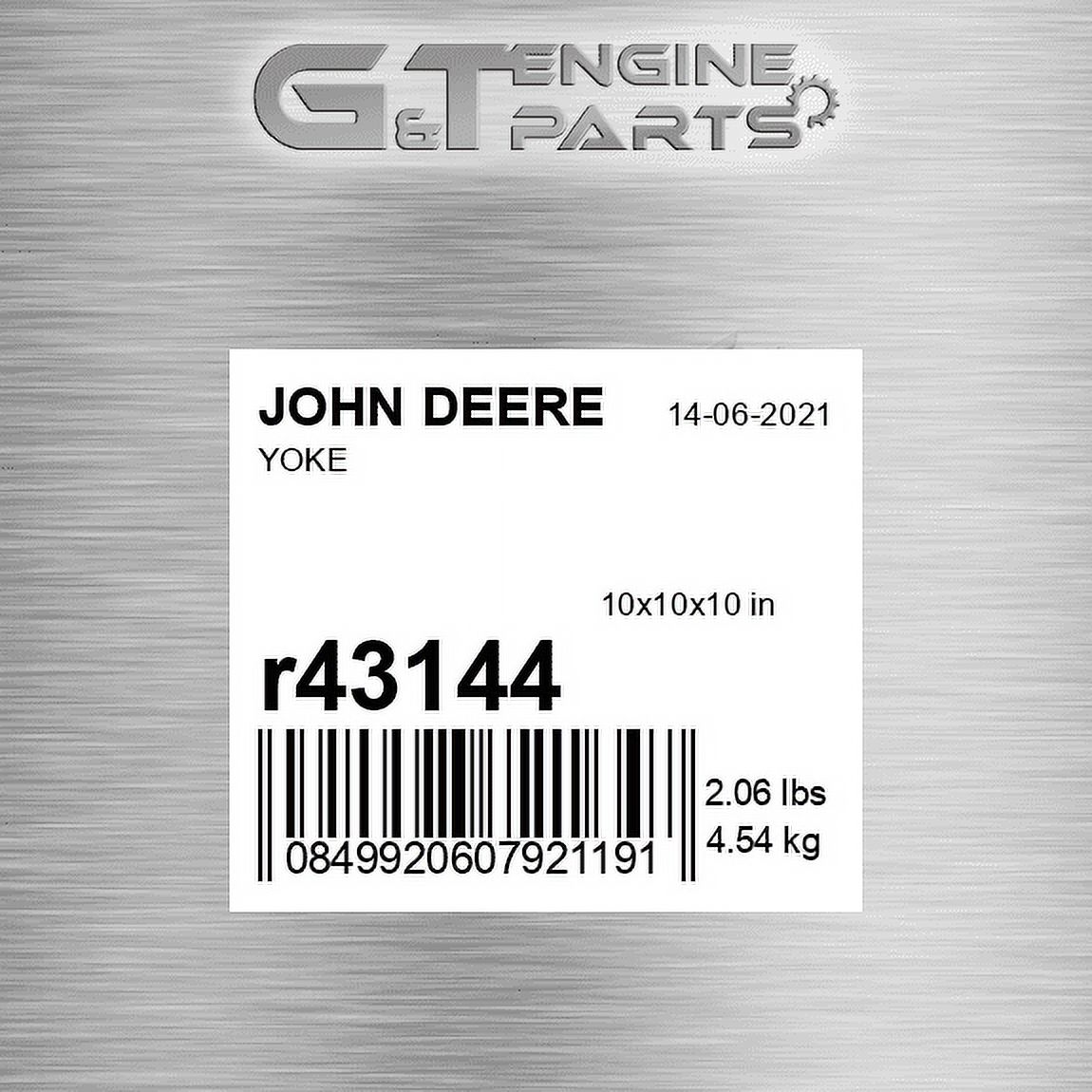 R43144 YOKE fits JOHN DEERE (New OEM) - Walmart.com