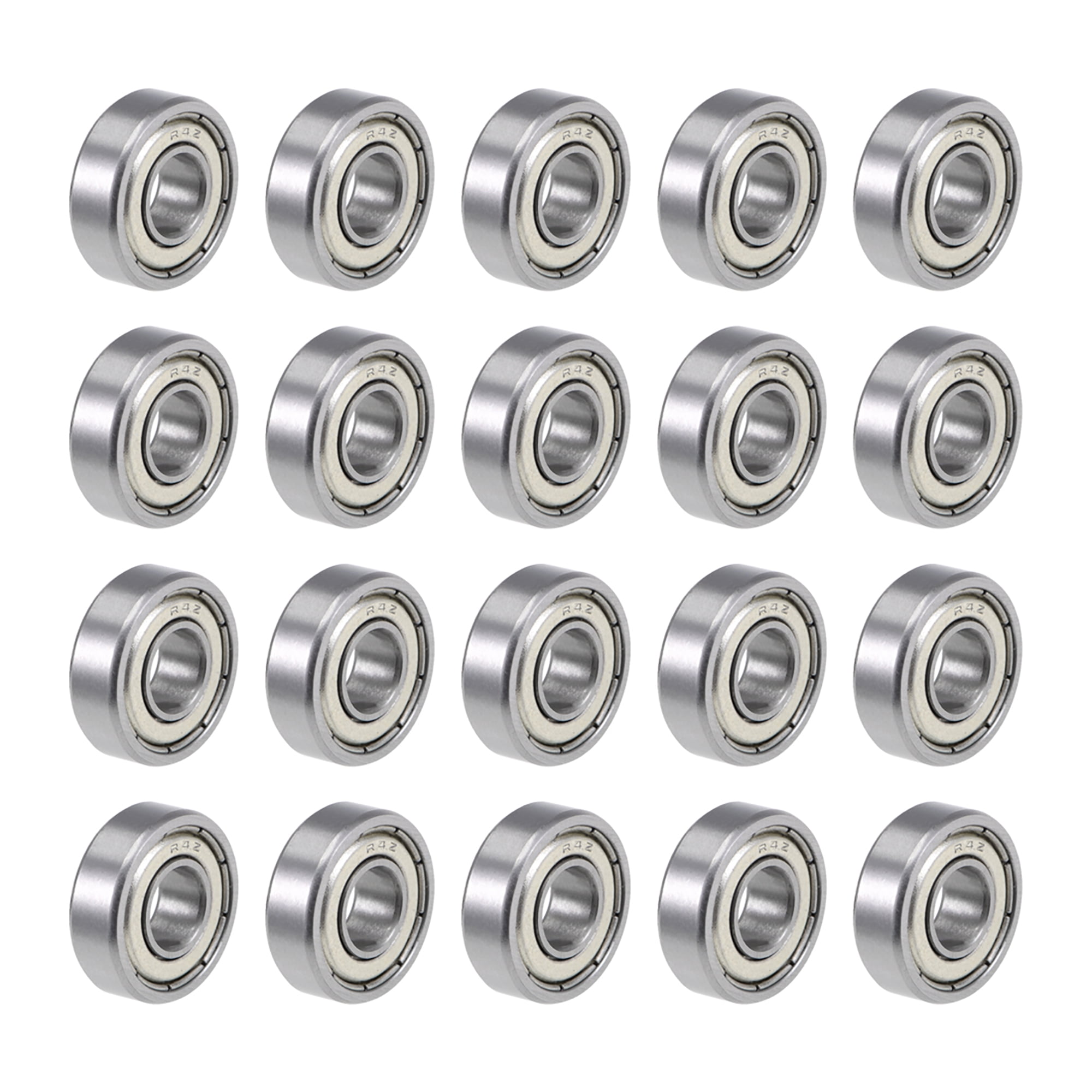 R4ZZ Deep Groove Ball Bearing, 1/4"x5/8"x0.196" Shielded Z2 Lever ...