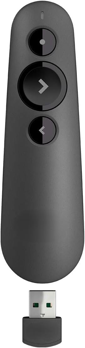 R500s Laser Presentation Remote Clicker with Dual Connectivity ...