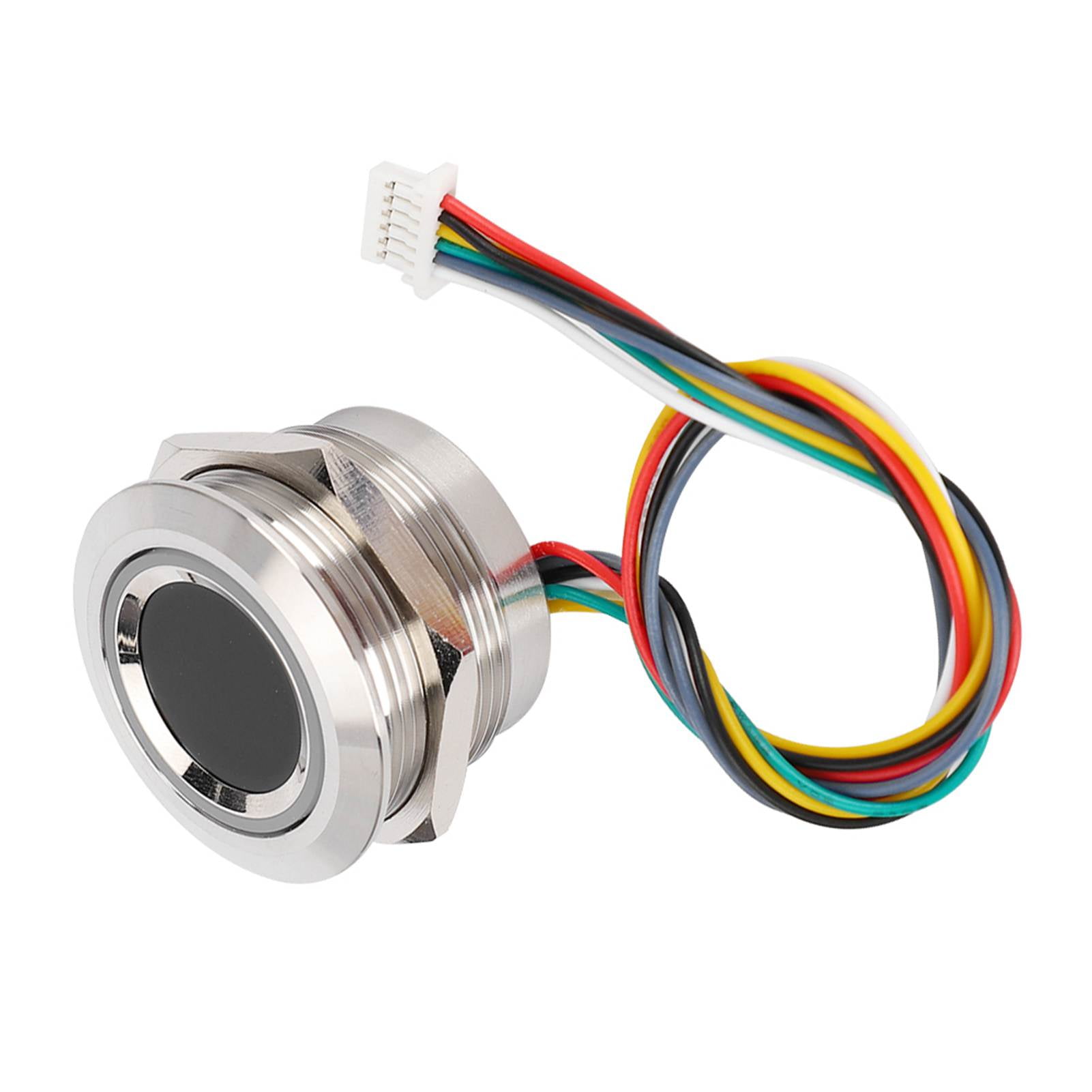 R503 Circular Capacitive Fingerprint Identification Module with 2‑Color Ring Indicator Light ...
