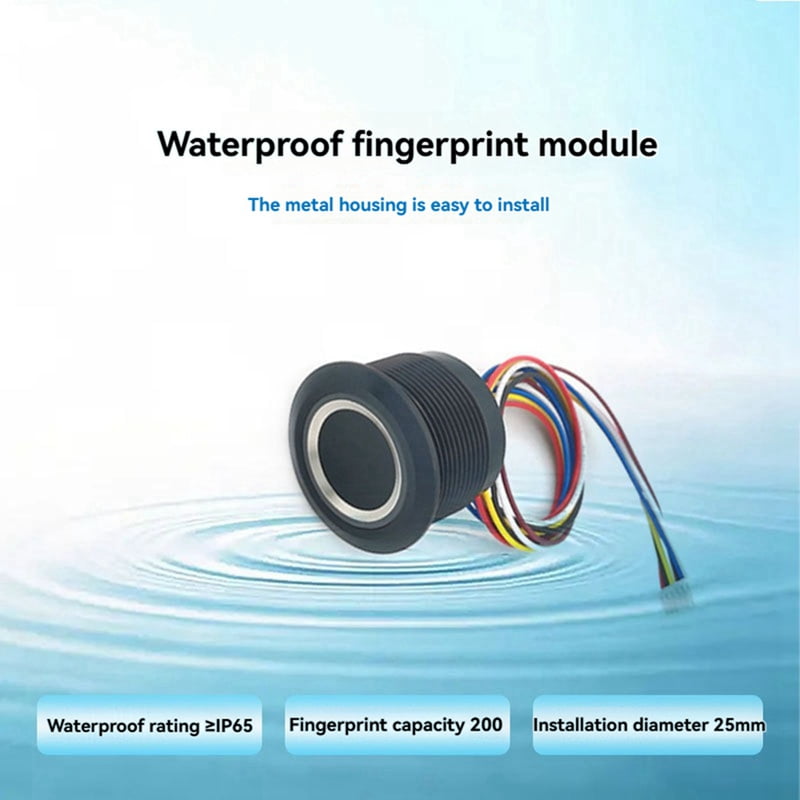 R503 RGB Ring Indicator Fingerprint Module Capacitive Fingerprint ...