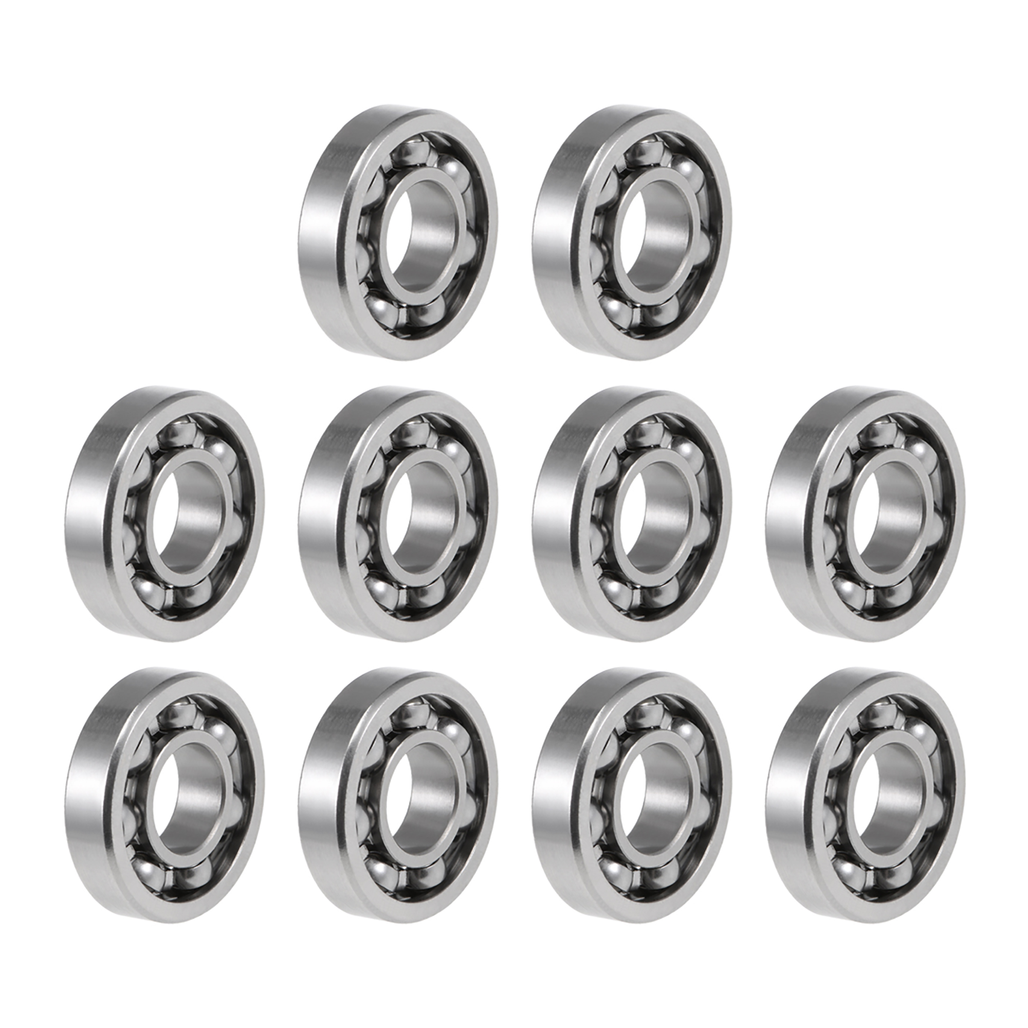 R6 Deep Groove Ball Bearing, 3/8"x7/8"x7/32" Open Type Z2 Lever ...