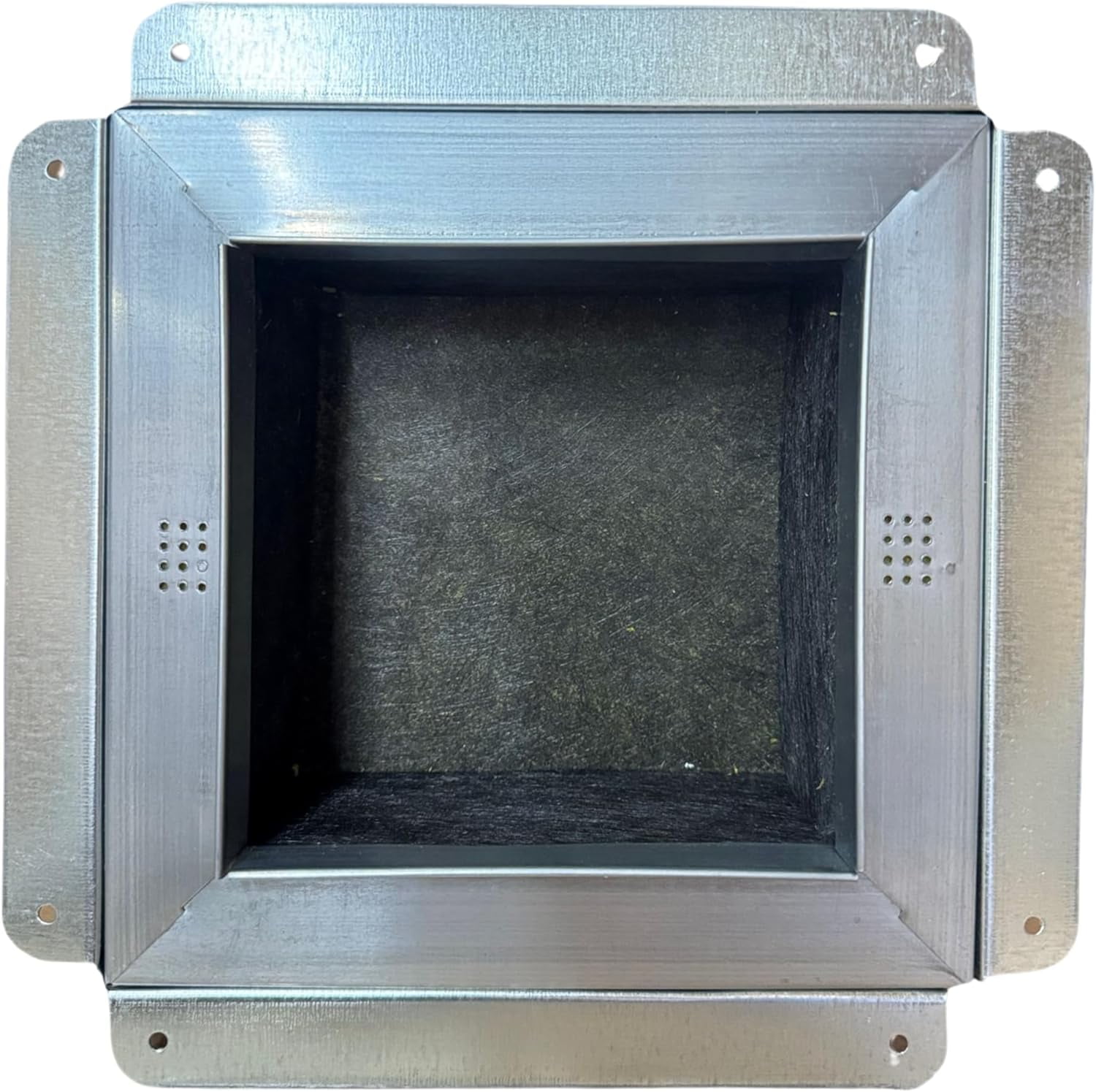 R6 Insulated Galvanized Ceiling Register Box - Connects Register Vent ...