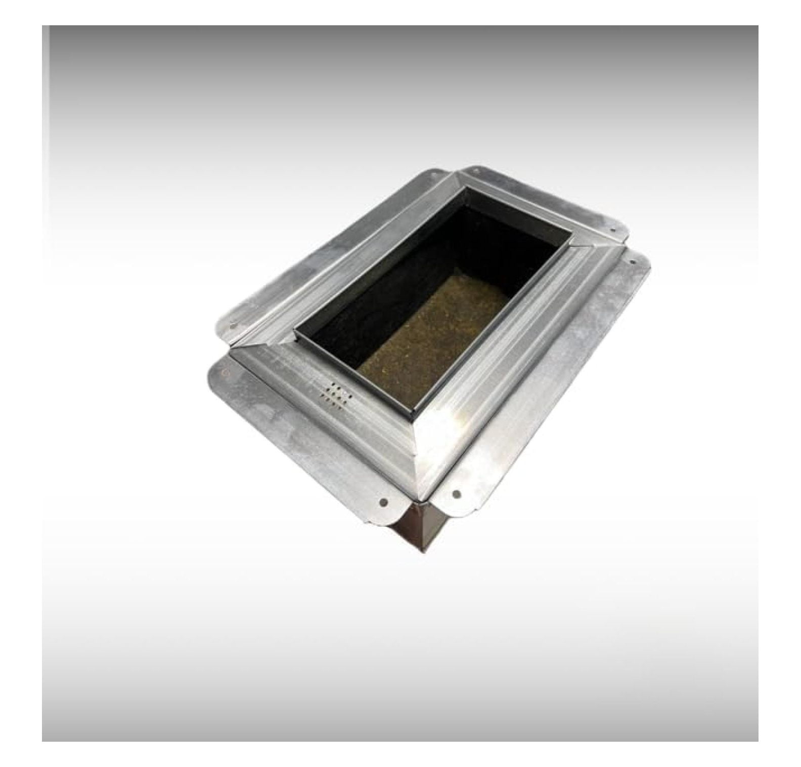 R6 Insulated Galvanized Ceiling Register Box - Connects Register Vent ...