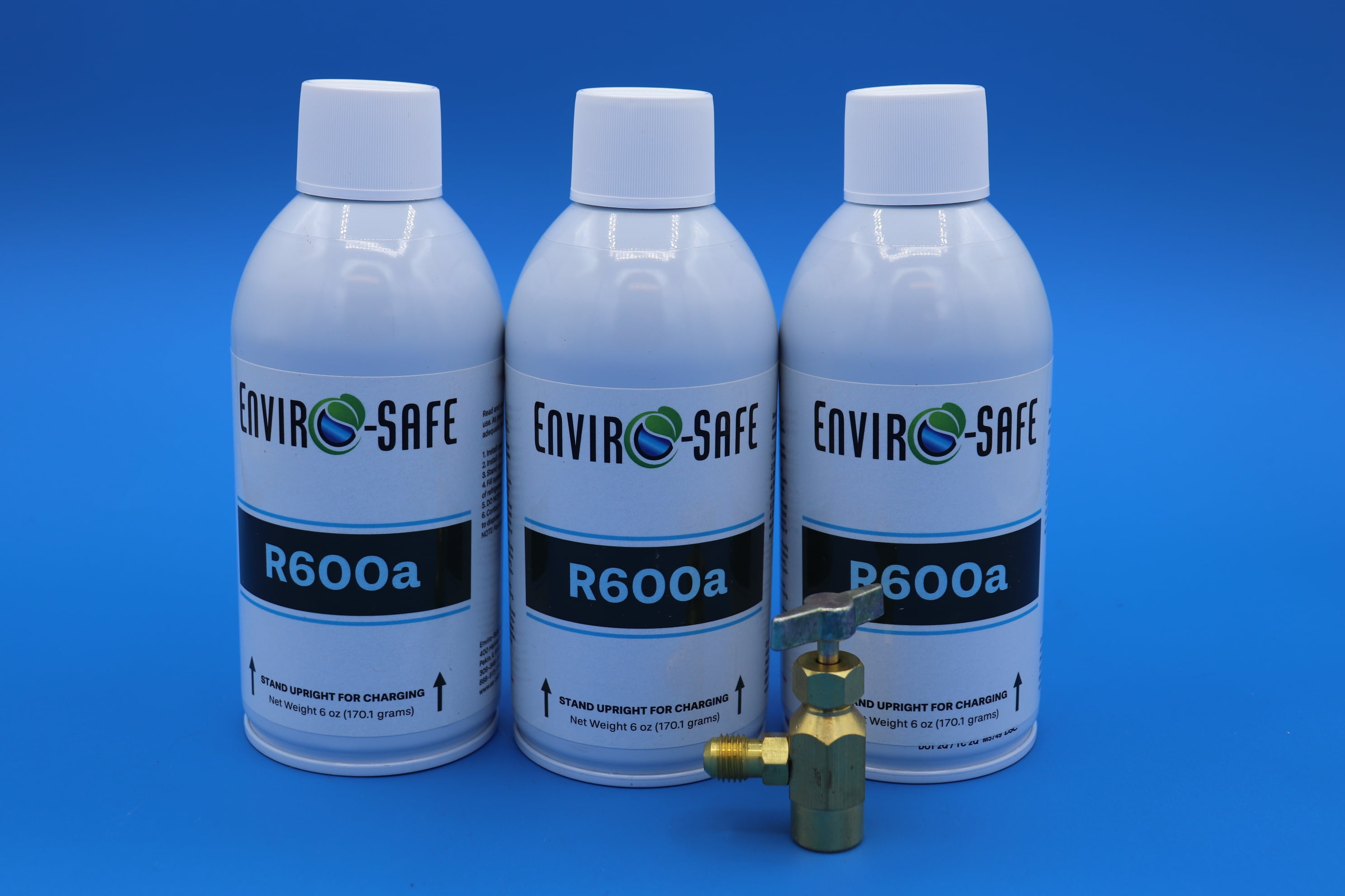 R600a Upright Refrigerant, 3 cans & Tap, R600, R600a - Walmart.com
