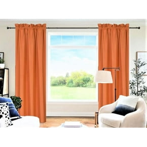 Orange Curtains