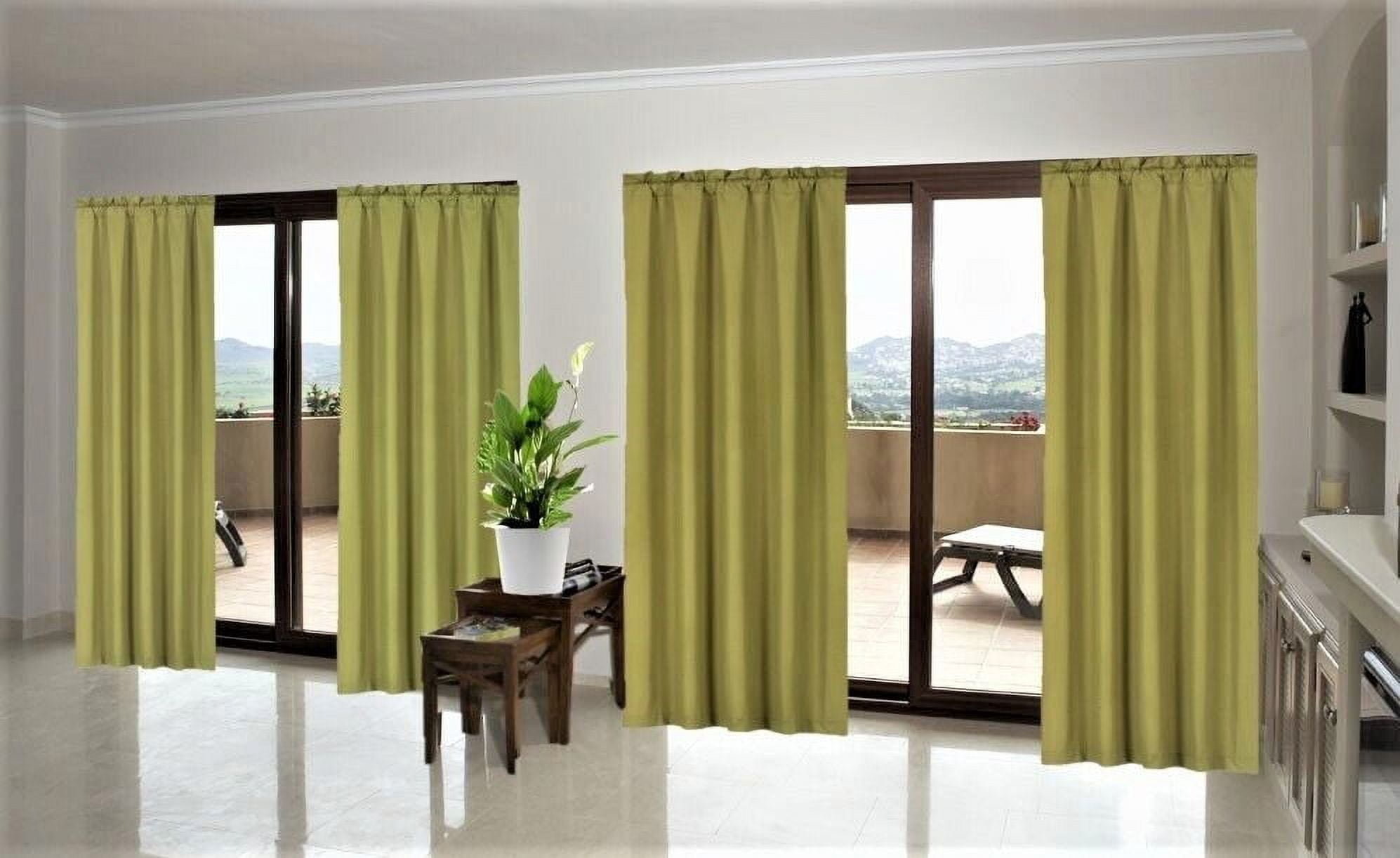 R64 1 piece solid insulated foam backing lined thermal blackout window ...