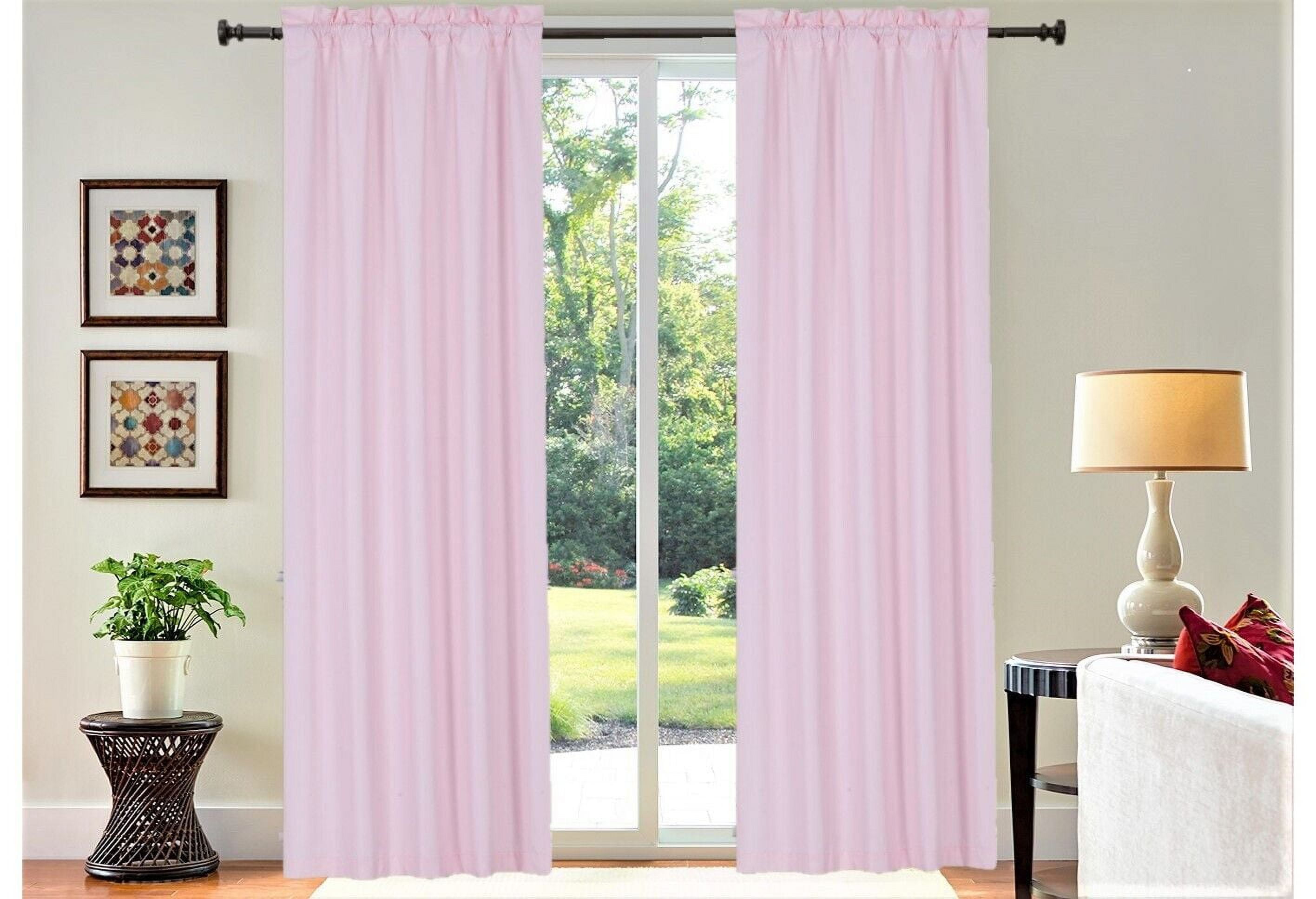 R64 2 piece solid insulated foam backing lined thermal blackout window ...