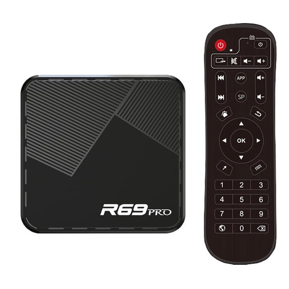 R69PRO Android 14.0 TV BOX - 4GB RAM 32GB ROM, WiFi 6, 8K Support, USB ...